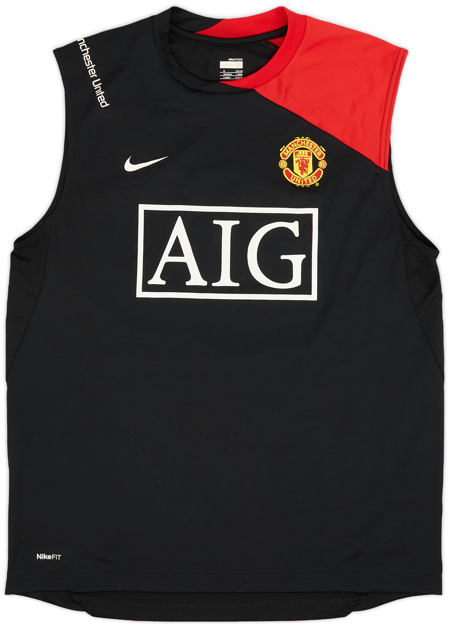 2008-09 Manchester United Nike Training Vest - 8/10 - (M)