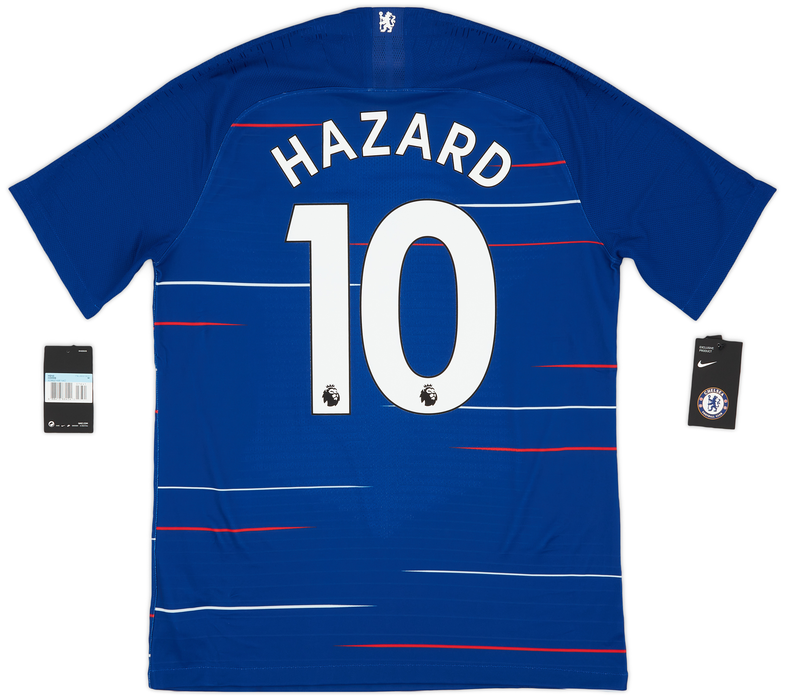 2018-19 Chelsea Authentic Home Shirt Hazard #10 (M)