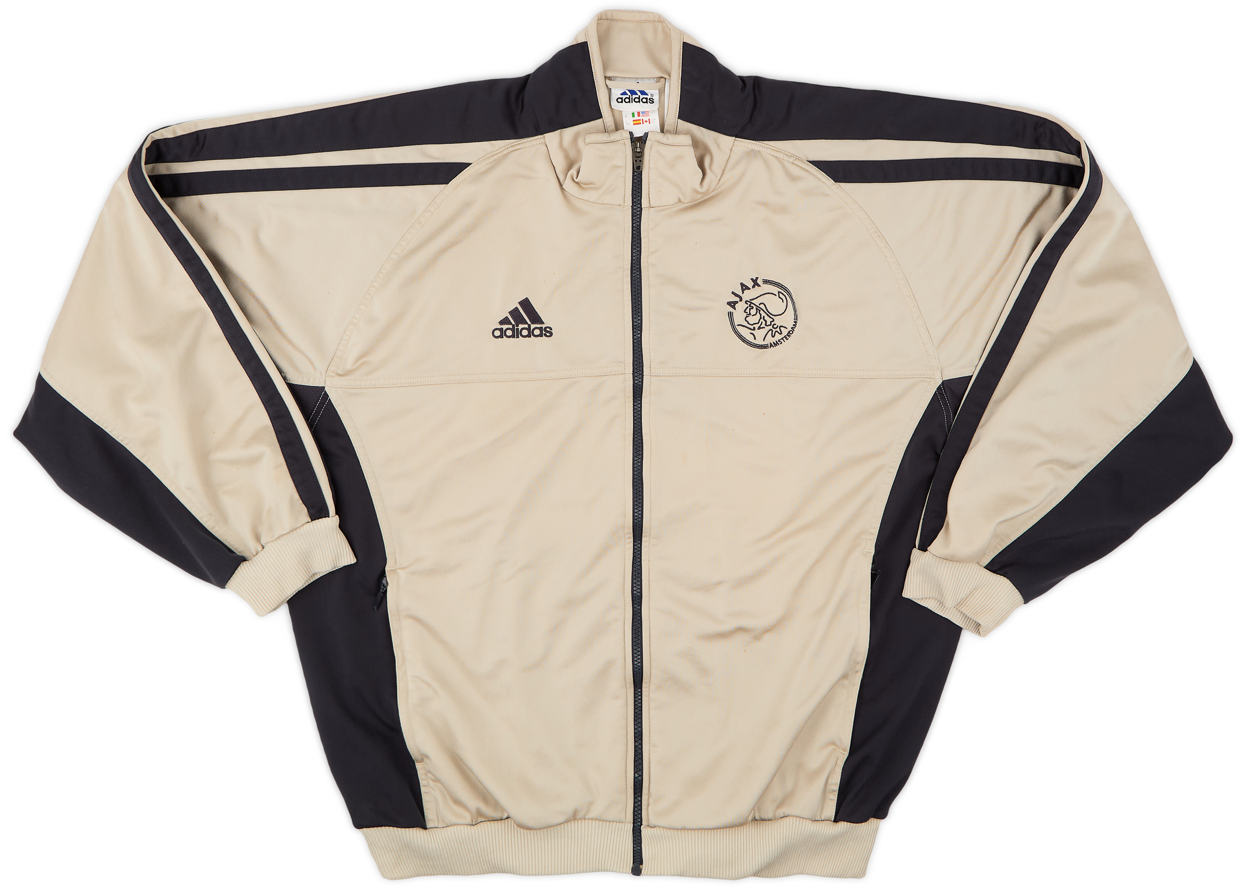 2001-02 Ajax adidas Track Jacket - 8/10 - (L/XL)