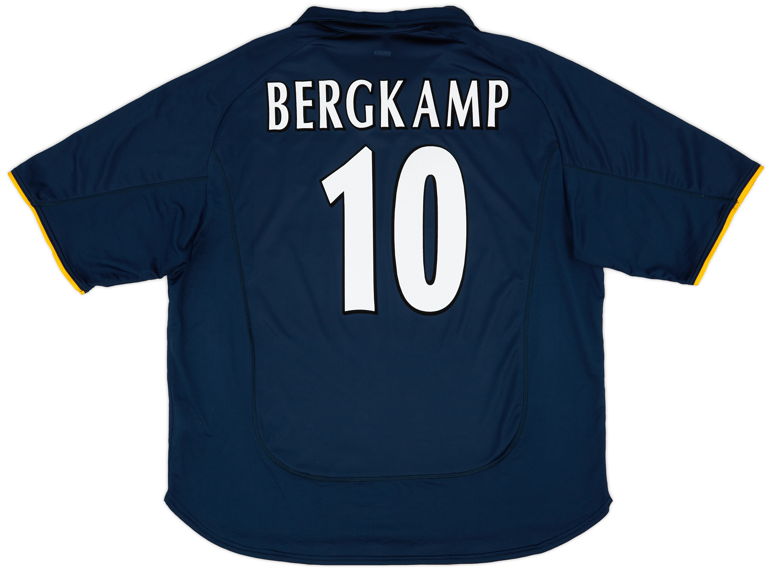 2000-02 Arsenal European Shirt Bergkamp #10 - 8/10 - (XXL)