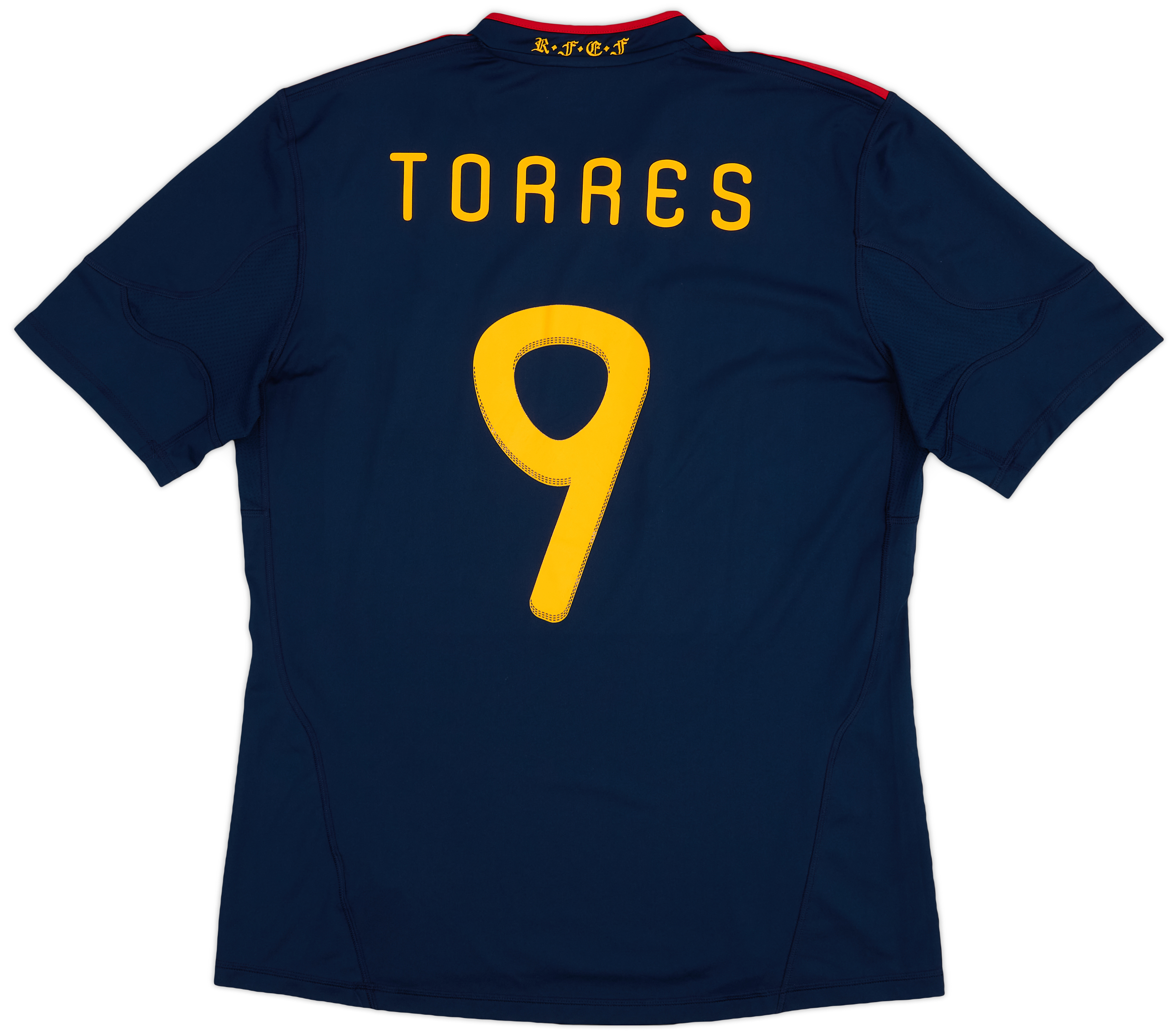 2010-11 Spain Away Shirt Torres #9 - 9/10 - (L)