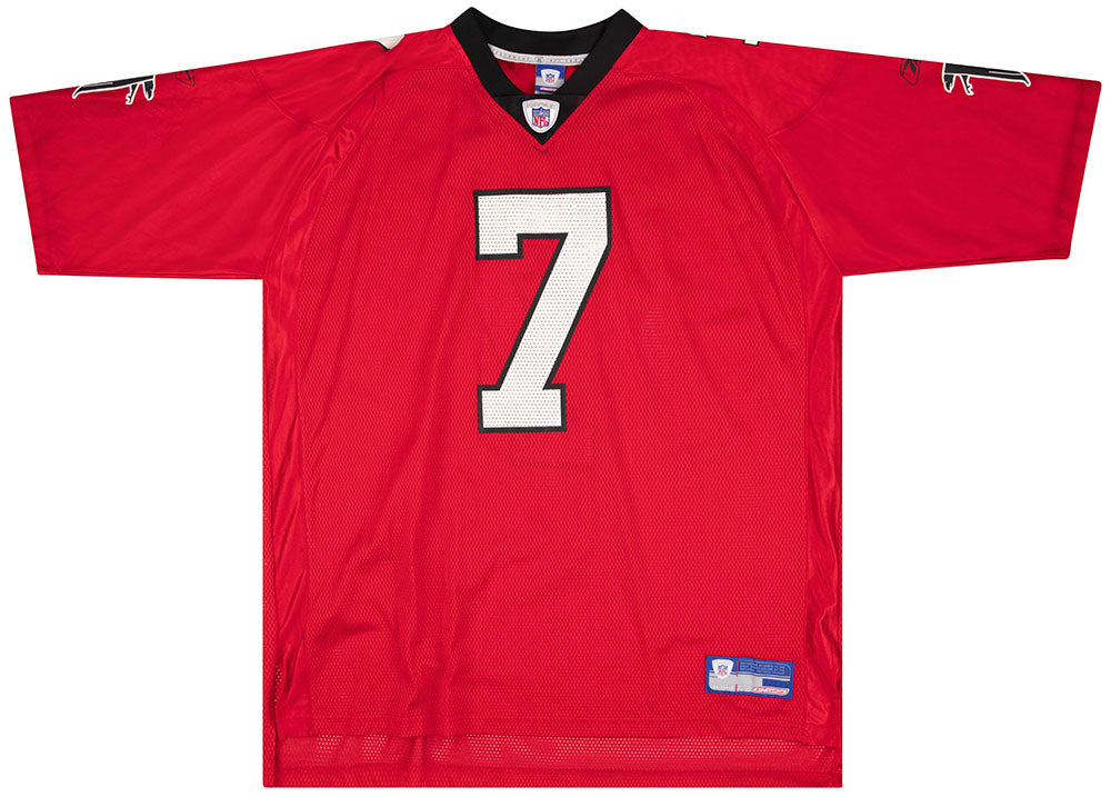 2002 Atlanta Falcons Vick #7 Reebok On Field Jersey (Alternate) XXL