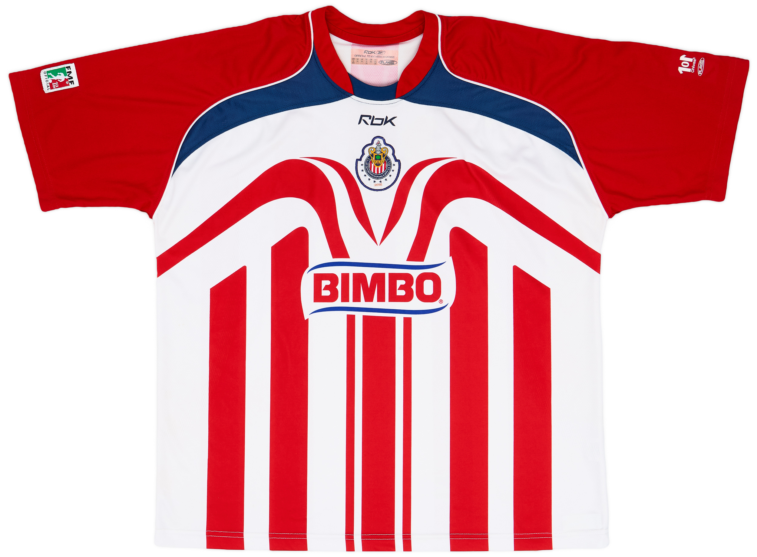 2006-07 Chivas Guadalajara Home Shirt - 9/10 - (XL)