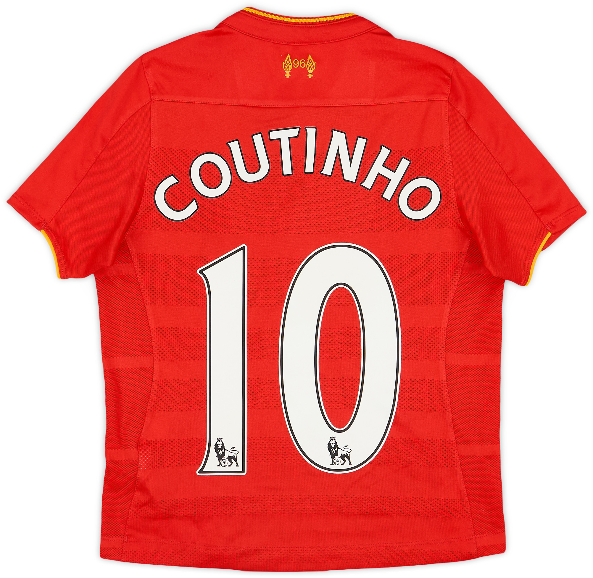 2016-17 Liverpool Home Shirt Coutinho #10 - 8/10 - (S.Boys)