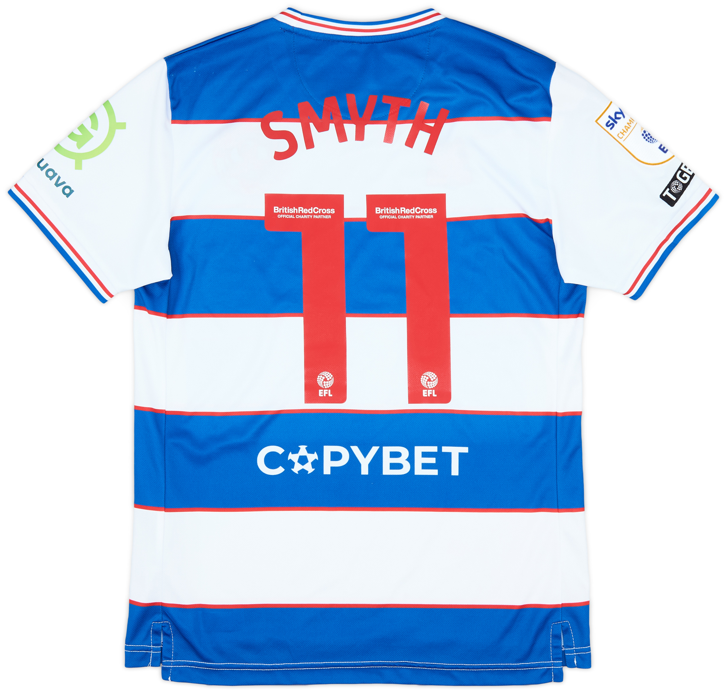 2023-24 QPR Match Issue Home Shirt Smyth #11