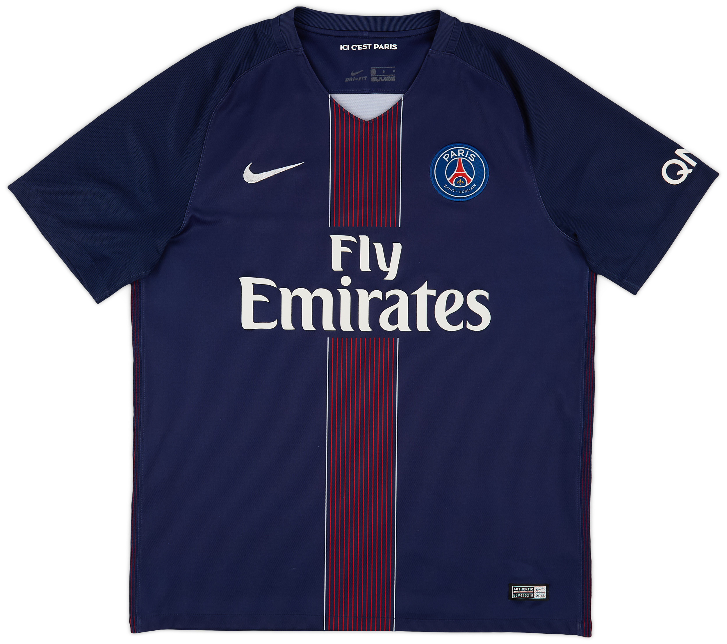 2016-17 Paris Saint-Germain Home Shirt - 6/10 - (L)
