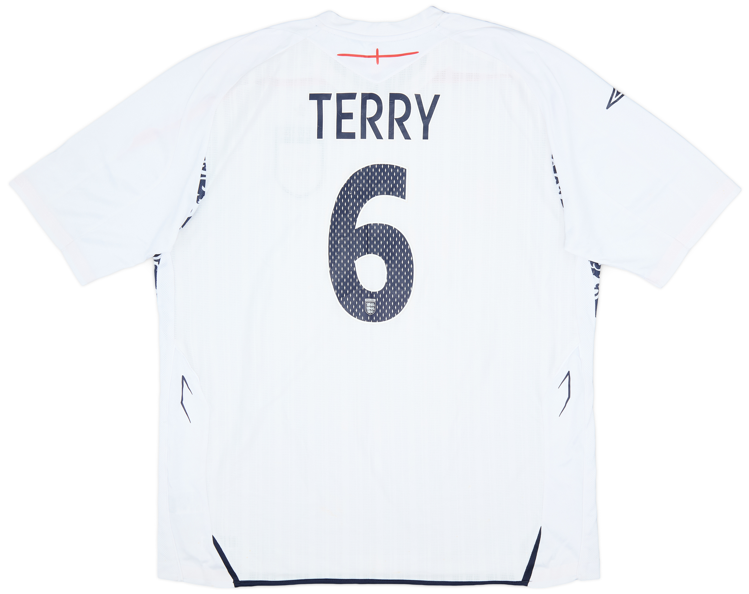 2007-09 England Home Shirt Terry #6 - 6/10 - (XXL)