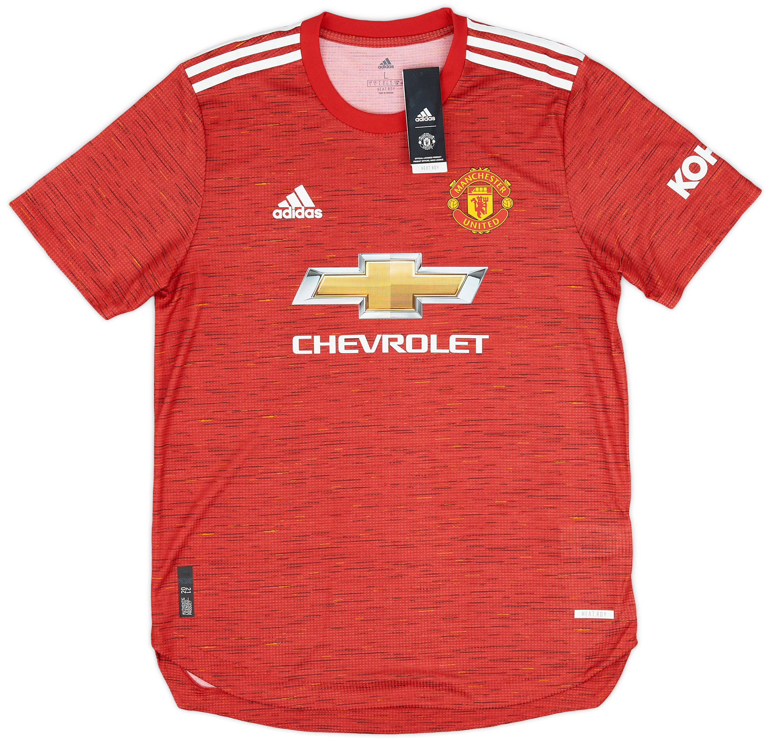 2020-21 Manchester United Authentic Home Shirt (L)