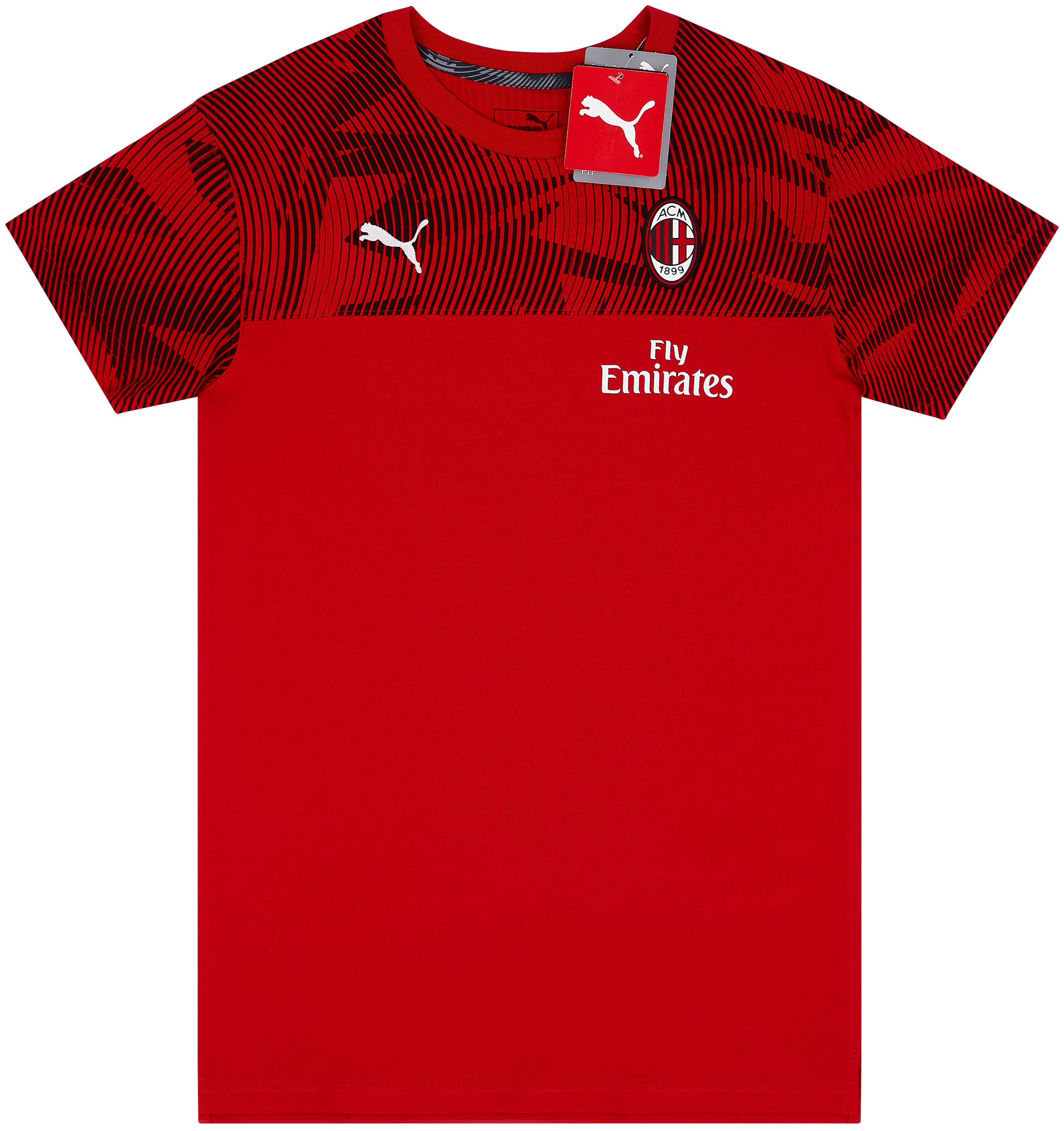 2019 20 Ac Milan Puma Training Tee Kids