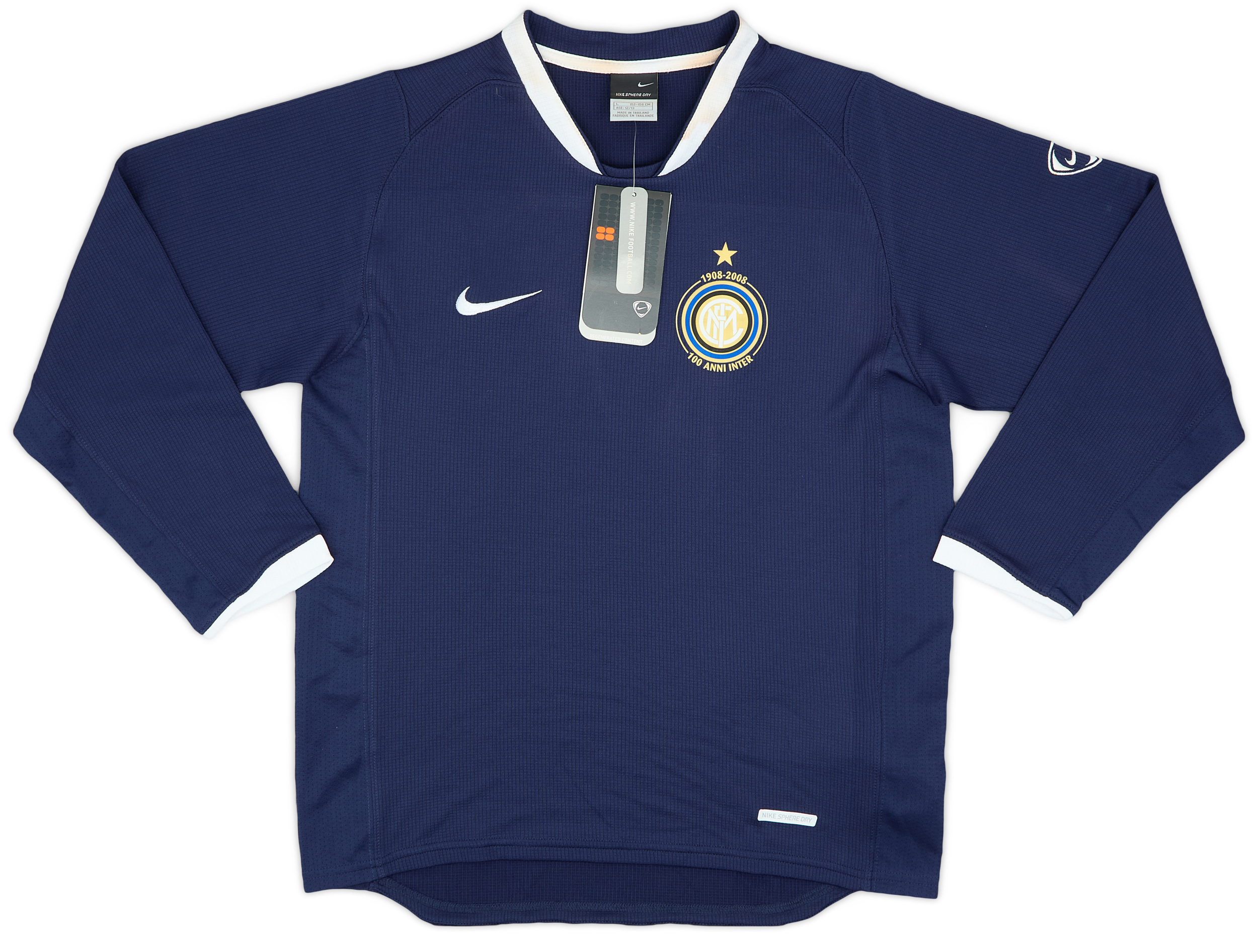 2008-09 Inter Milan Nike Training L/S Shirt (L.Boys)