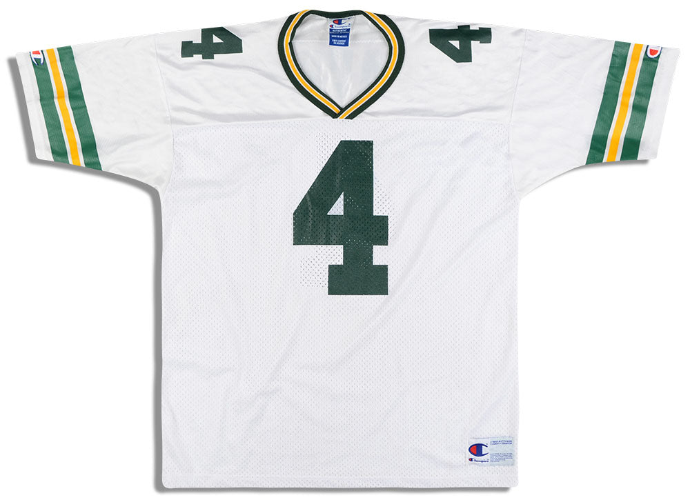 1992-96 Green Bay Packers Favre #4 Champion Jersey (Away) XXL