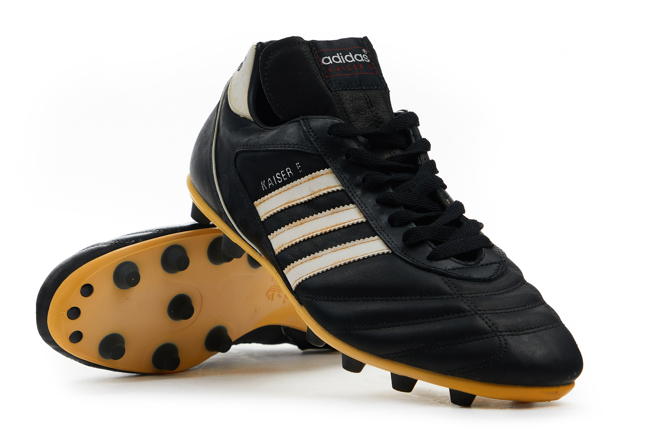 2001 adidas Kaiser 5 Liga Football Boots - 3/10- FG (UK 10)