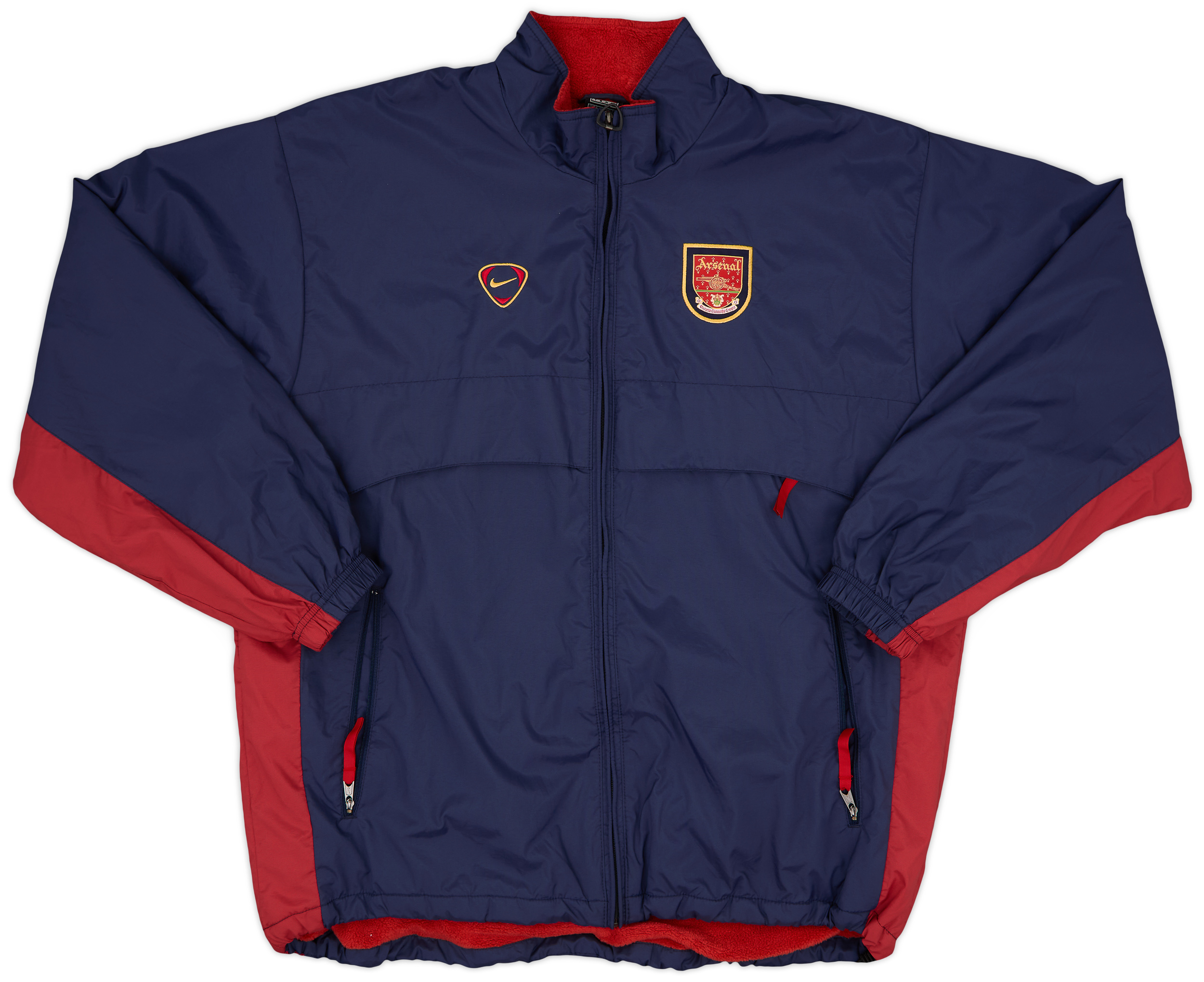 2000-01 Arsenal Nike Padded Bench Coat - 8/10 - (L)