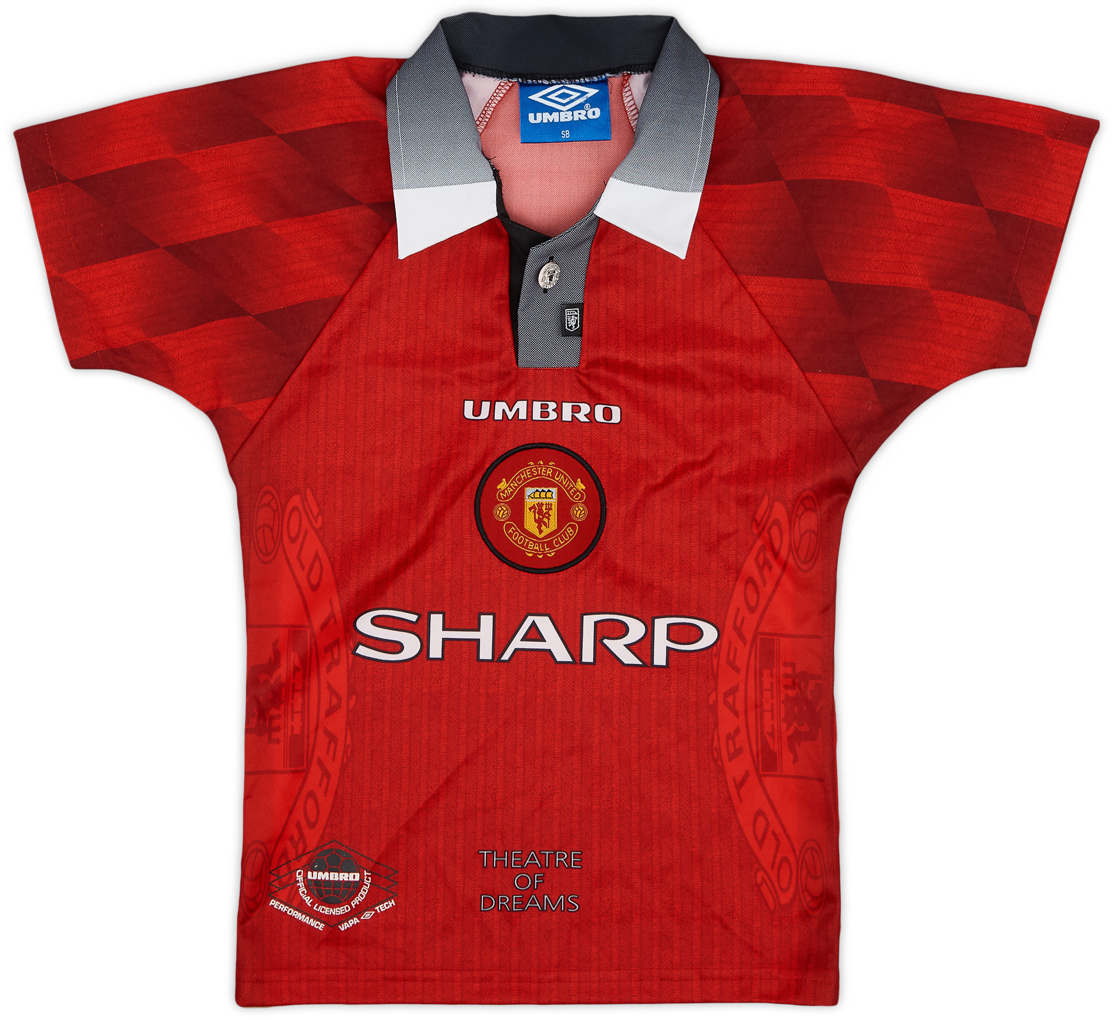 1996-98 Manchester United Home Shirt - 5/10 - (S.Boys) 1996-98 Manchester United Home Shirt - 5/10 - (S.Boys)