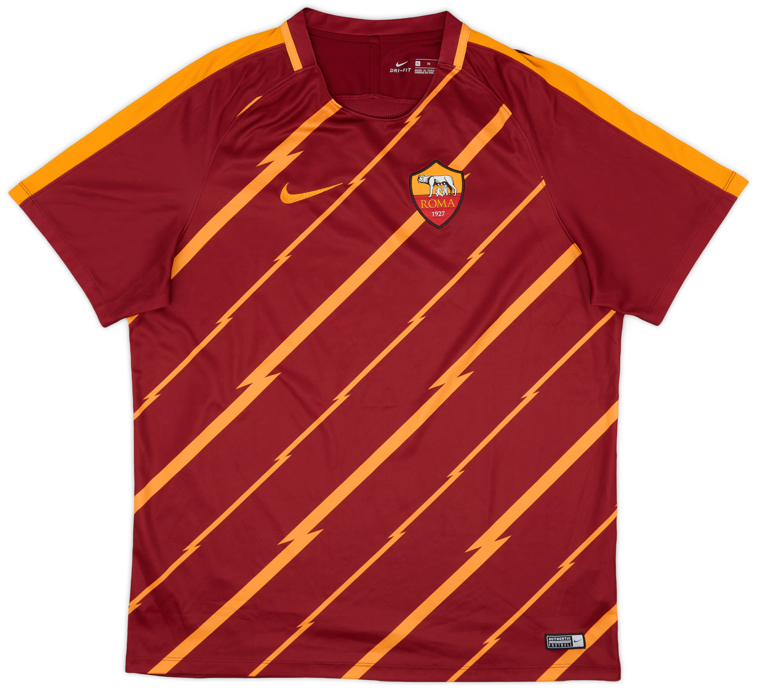 2017-18 Roma Nike Training Shirt - 9/10 - (XL)