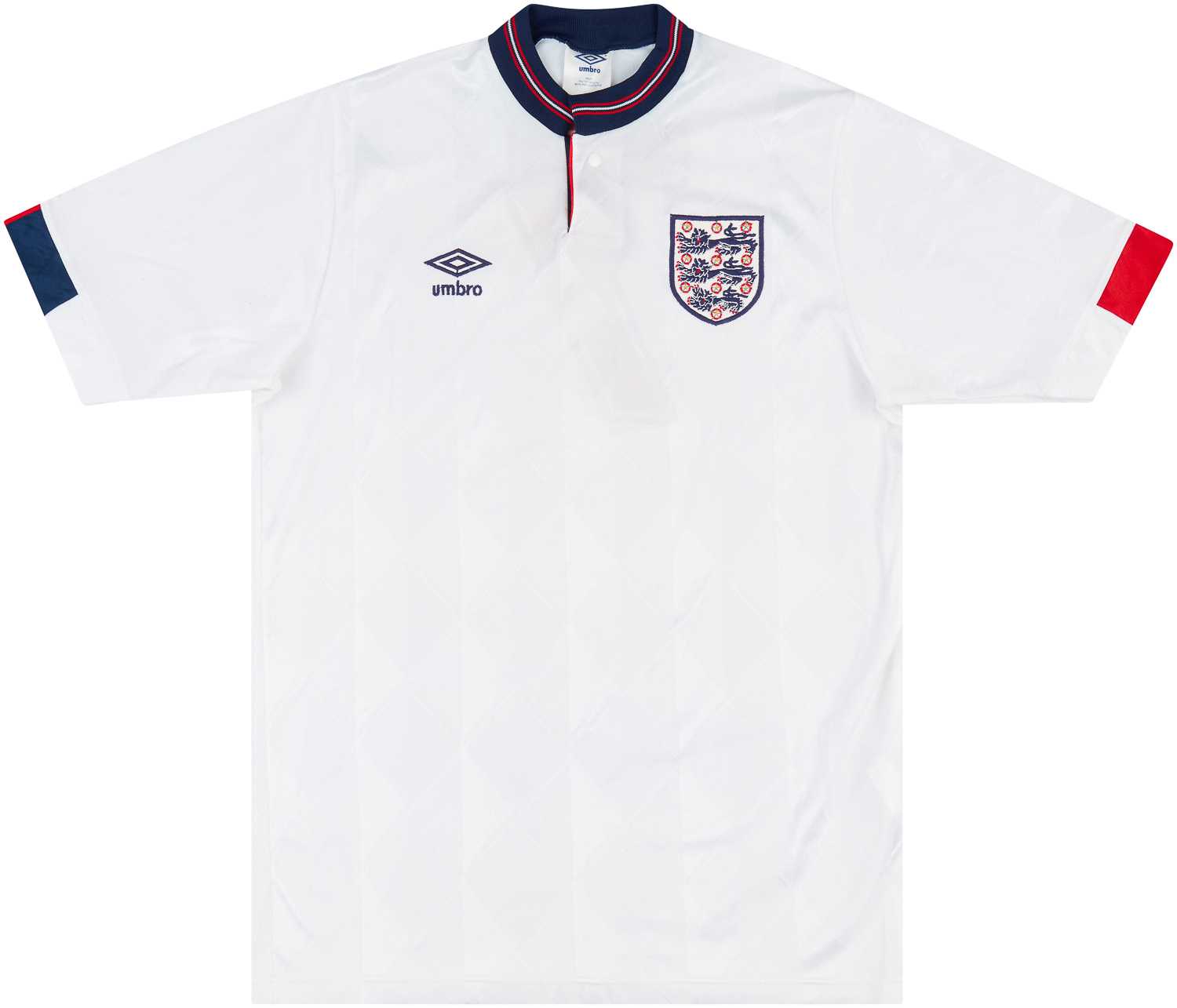 1988-90 England Match Issue Home Shirt #7 (Beardsley)