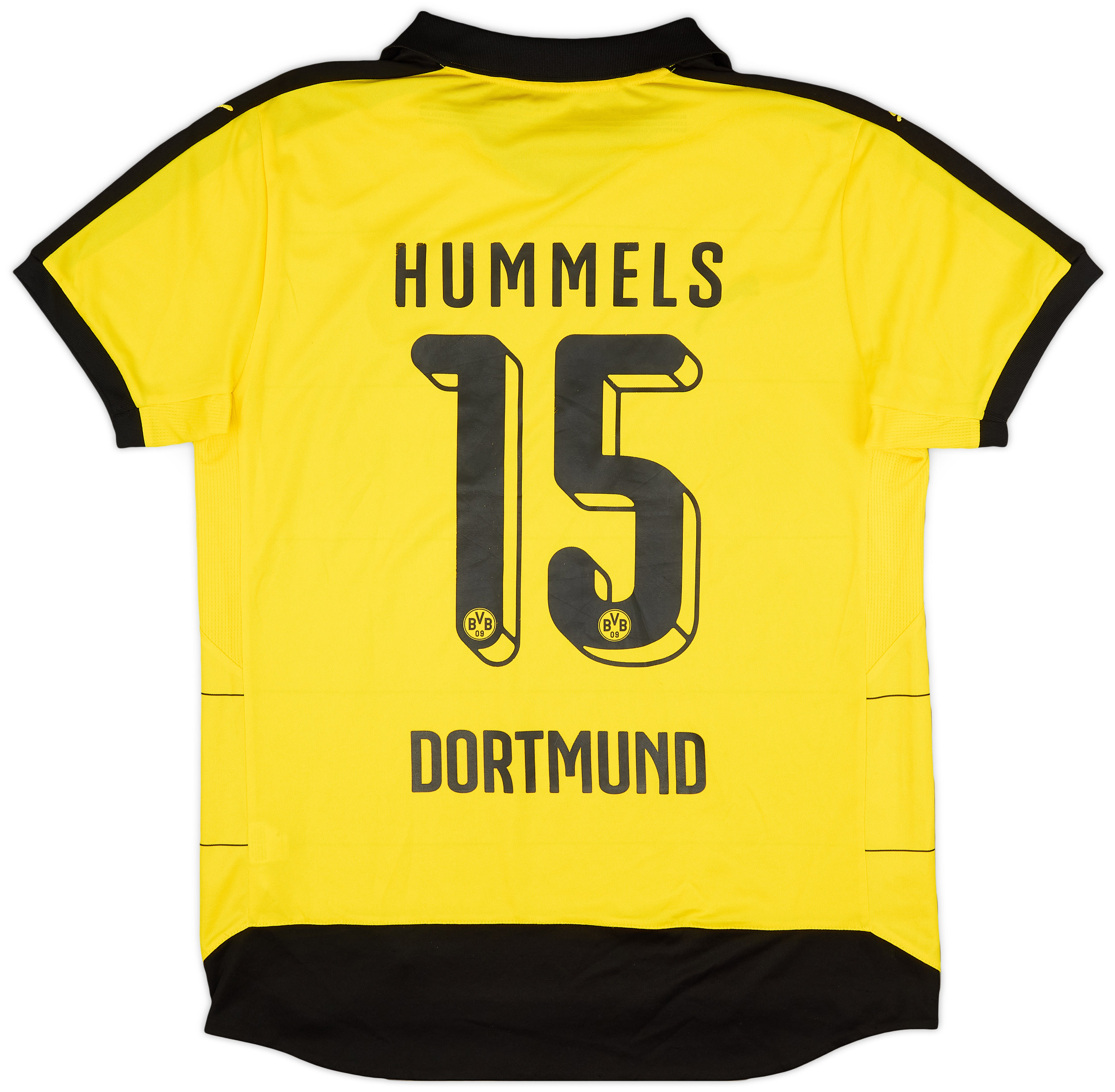 2015-16 Borussia Dortmund Home Shirt Hummels #15 - 7/10 - (L)