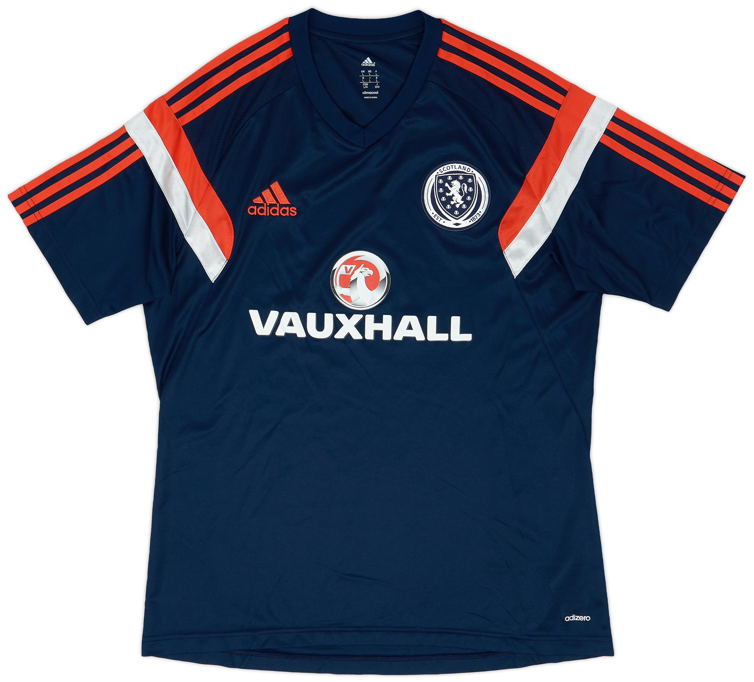 2013-14 Scotland adidas Training Shirt - 9/10 - (L)