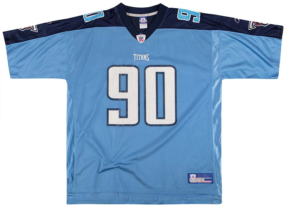 2002-03 Tennessee Titans Kearse #90 Reebok On Field Jersey (Alternate) S