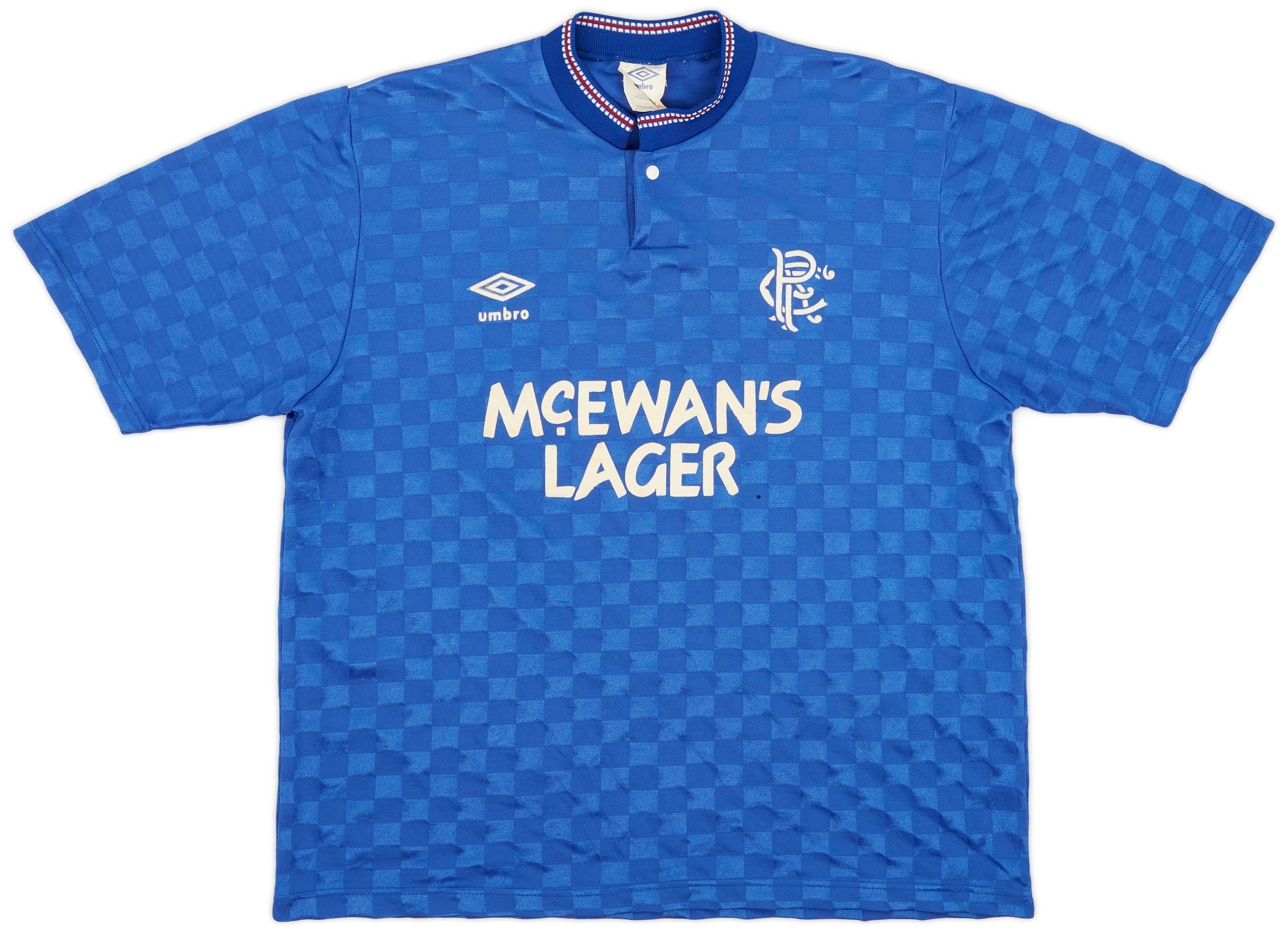 1987-90 Rangers Home Shirt - 6/10 - (L)