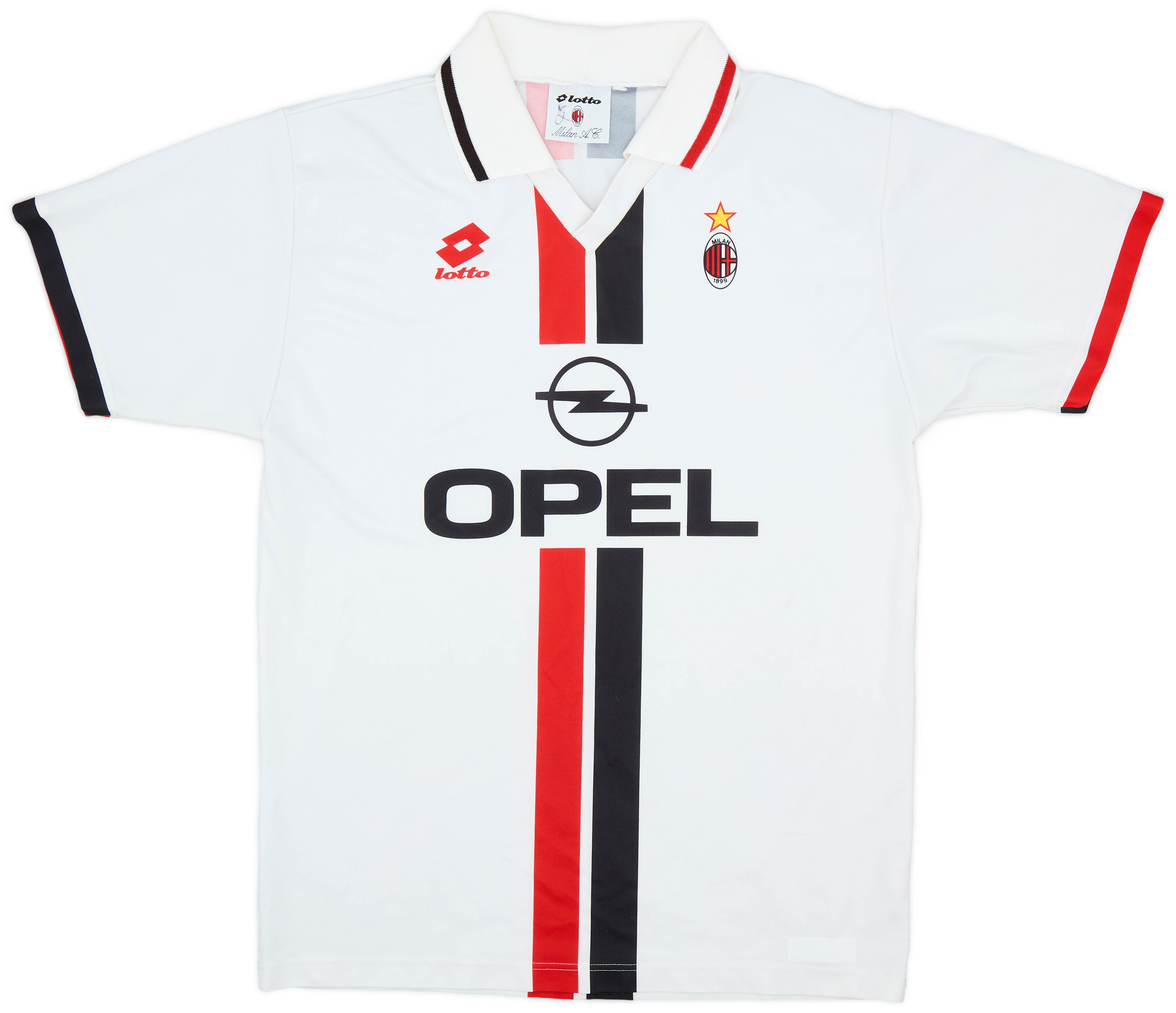1995-96 AC Milan Basic Away Shirt - 7/10 - (L)