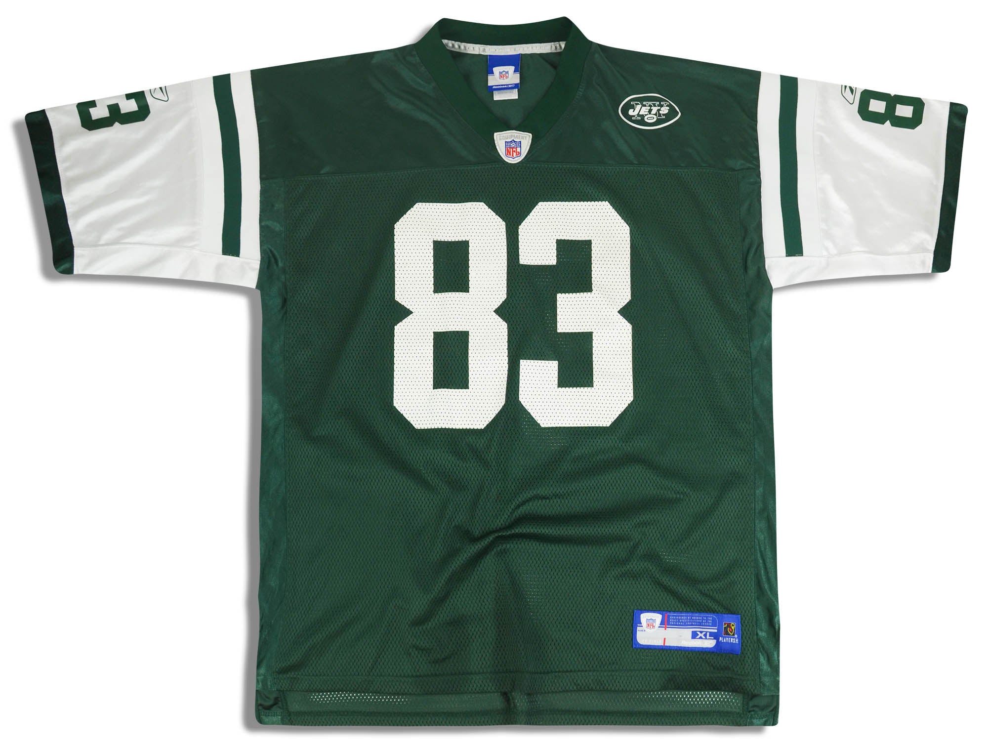 2004 New York Jets Moss #83 Reebok On Field Jersey (Home) XL