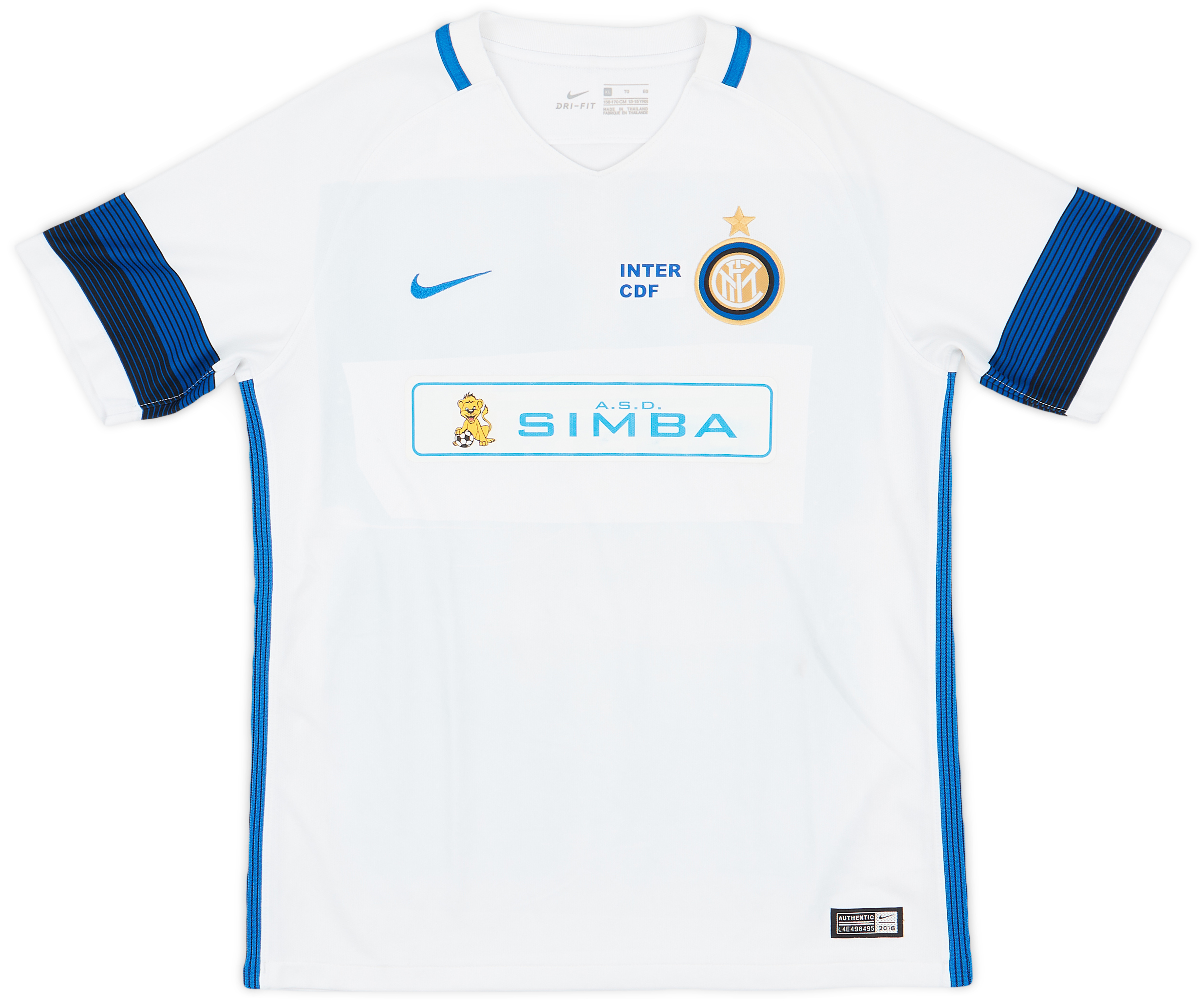 2016-17 Inter Milan 'Soccer School' Training Shirt #4 - 5/10 - (XL.Boys)