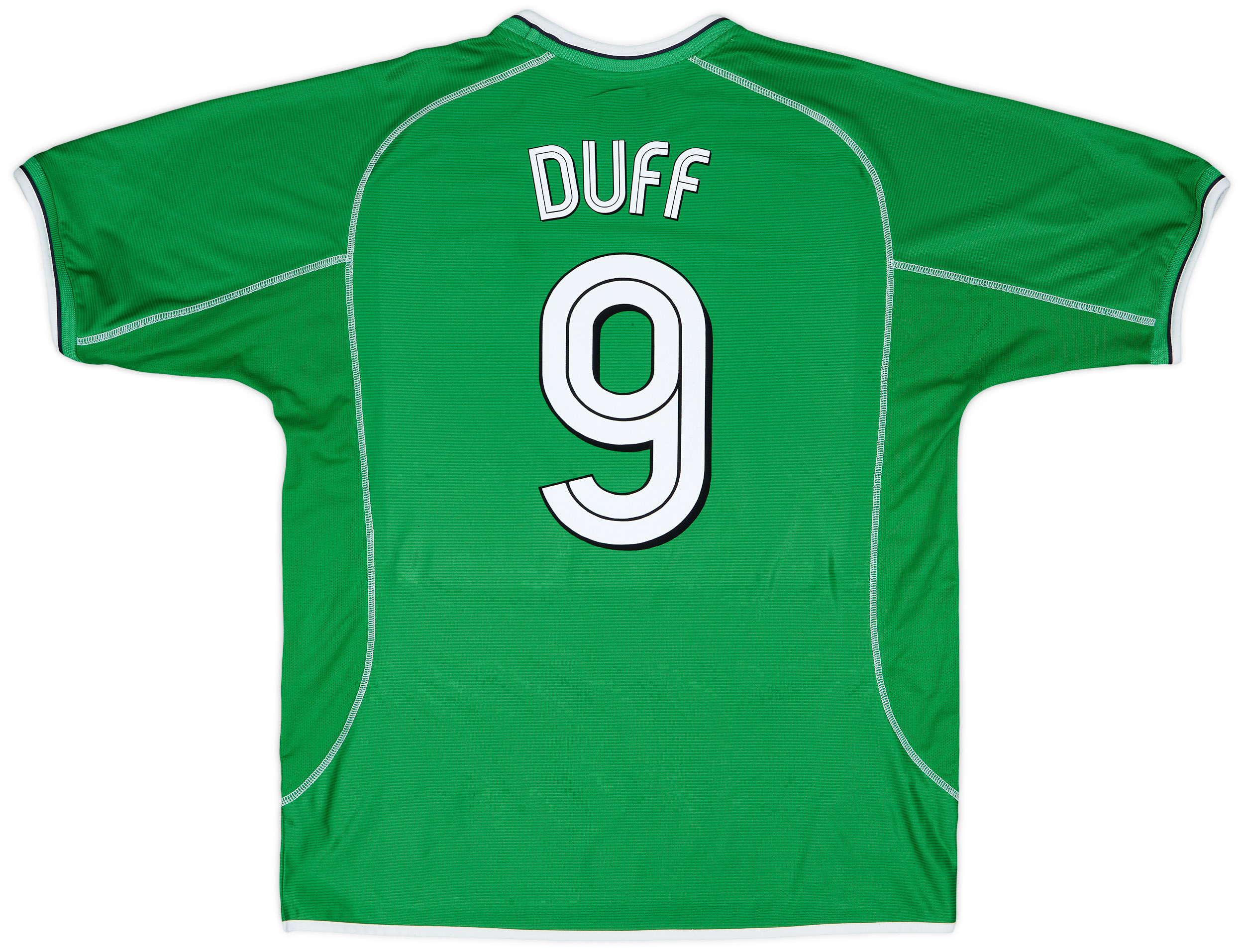 2002-03 Ireland Home Shirt Duff #9 - 7/10 - (XL)