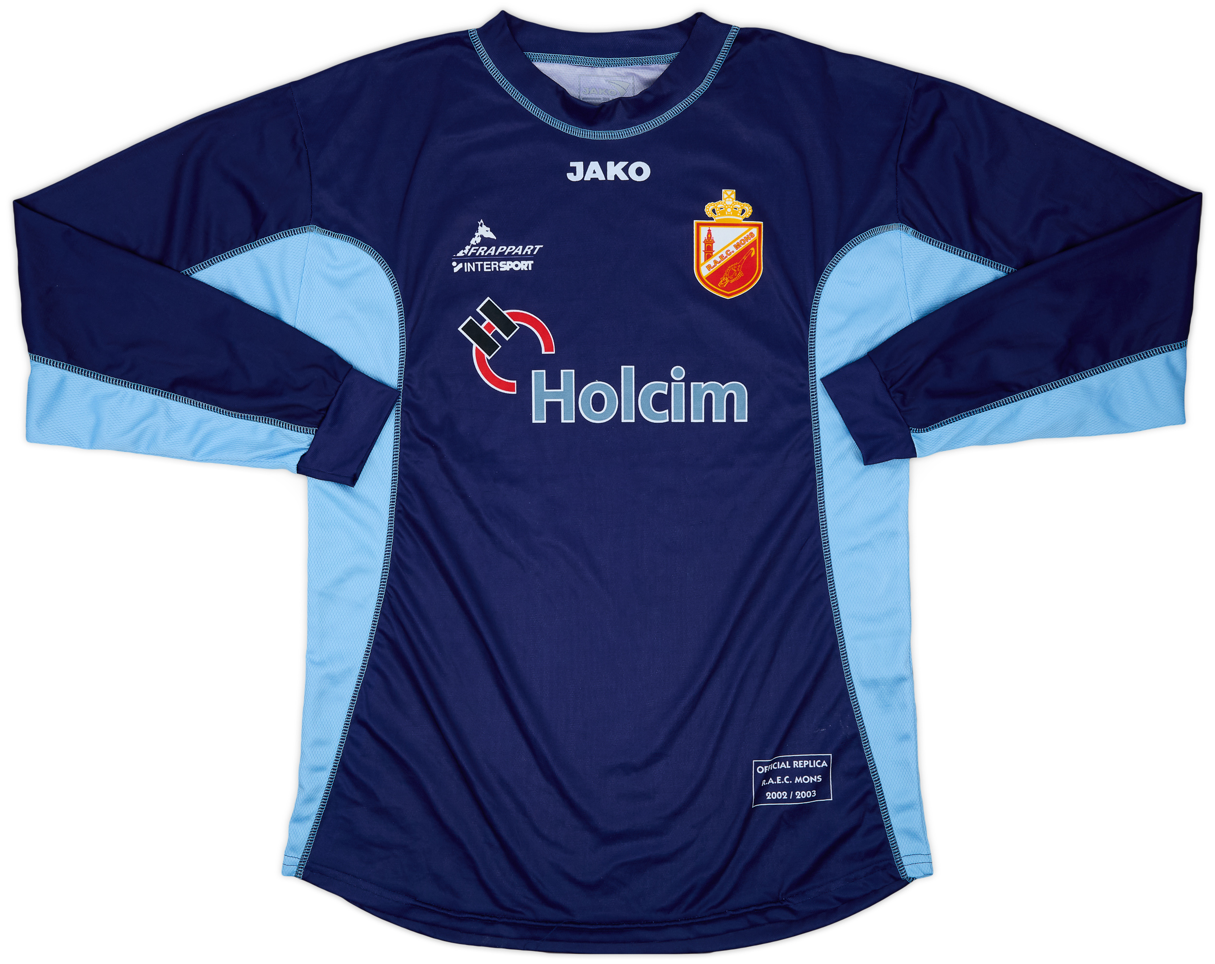 2002-03 RAEC Mons GK Shirt - 9/10 - (XXL)