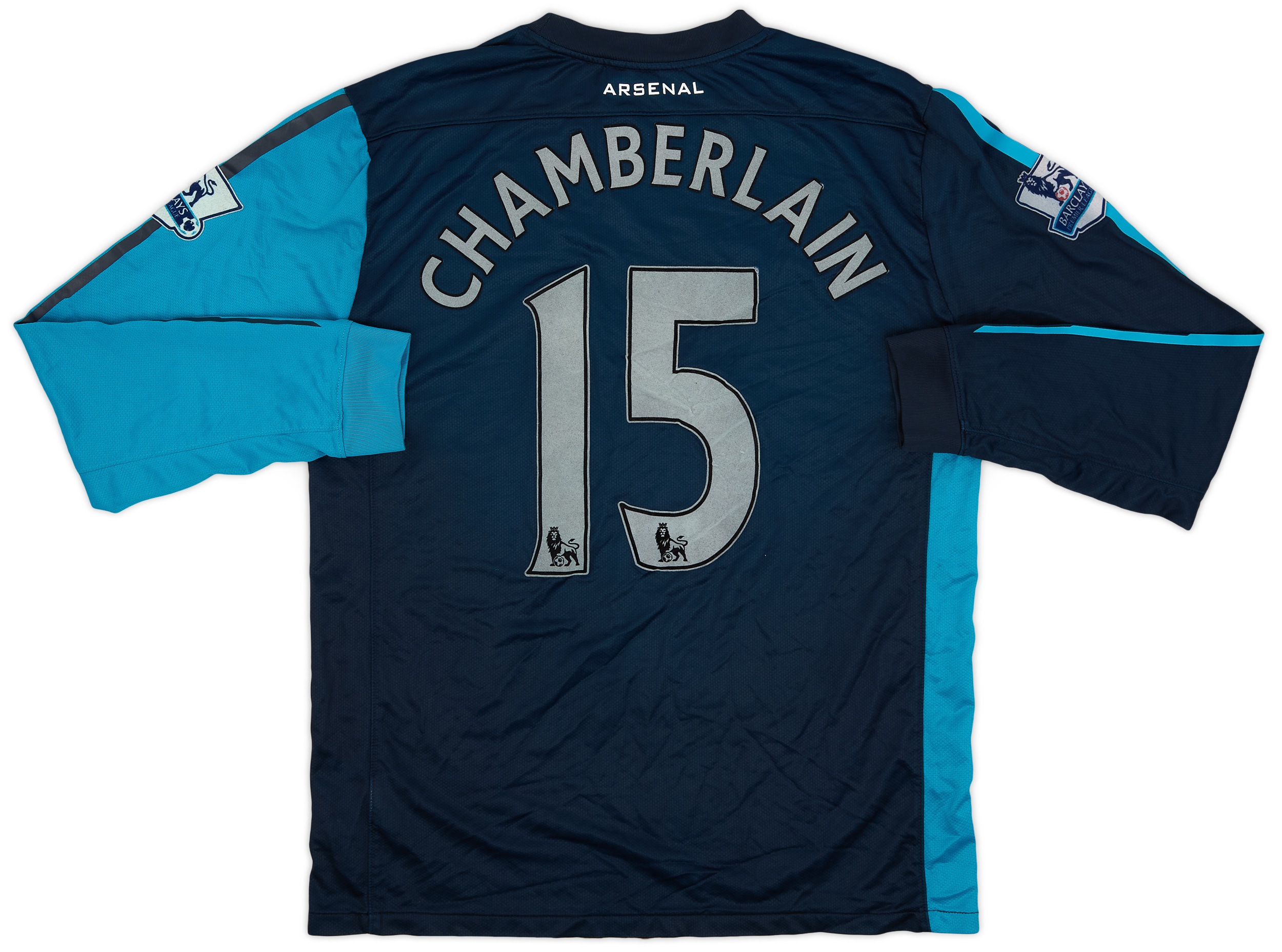 2011-12 Arsenal Away L/S Shirt Chamberlain #15 - 5/10 - (L)