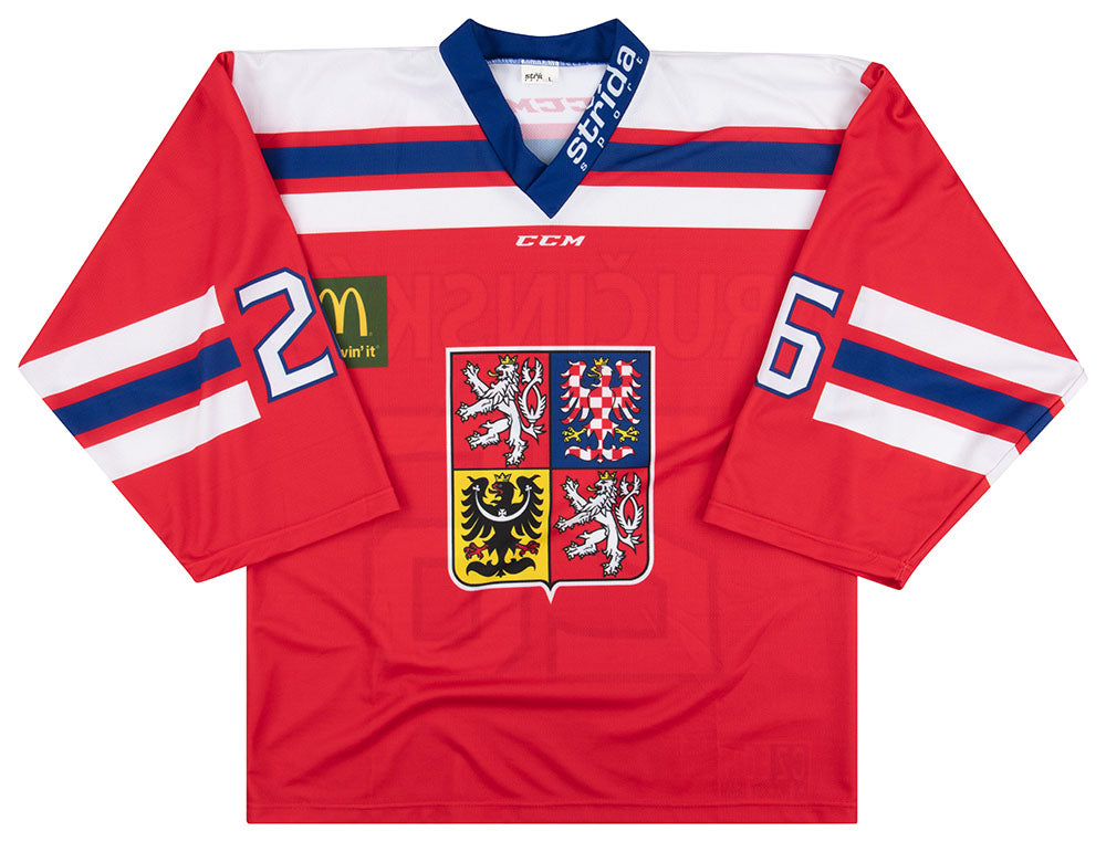 2010s Czech Republic National Hockey Team Rucinsky #26 Jersey (Home) L