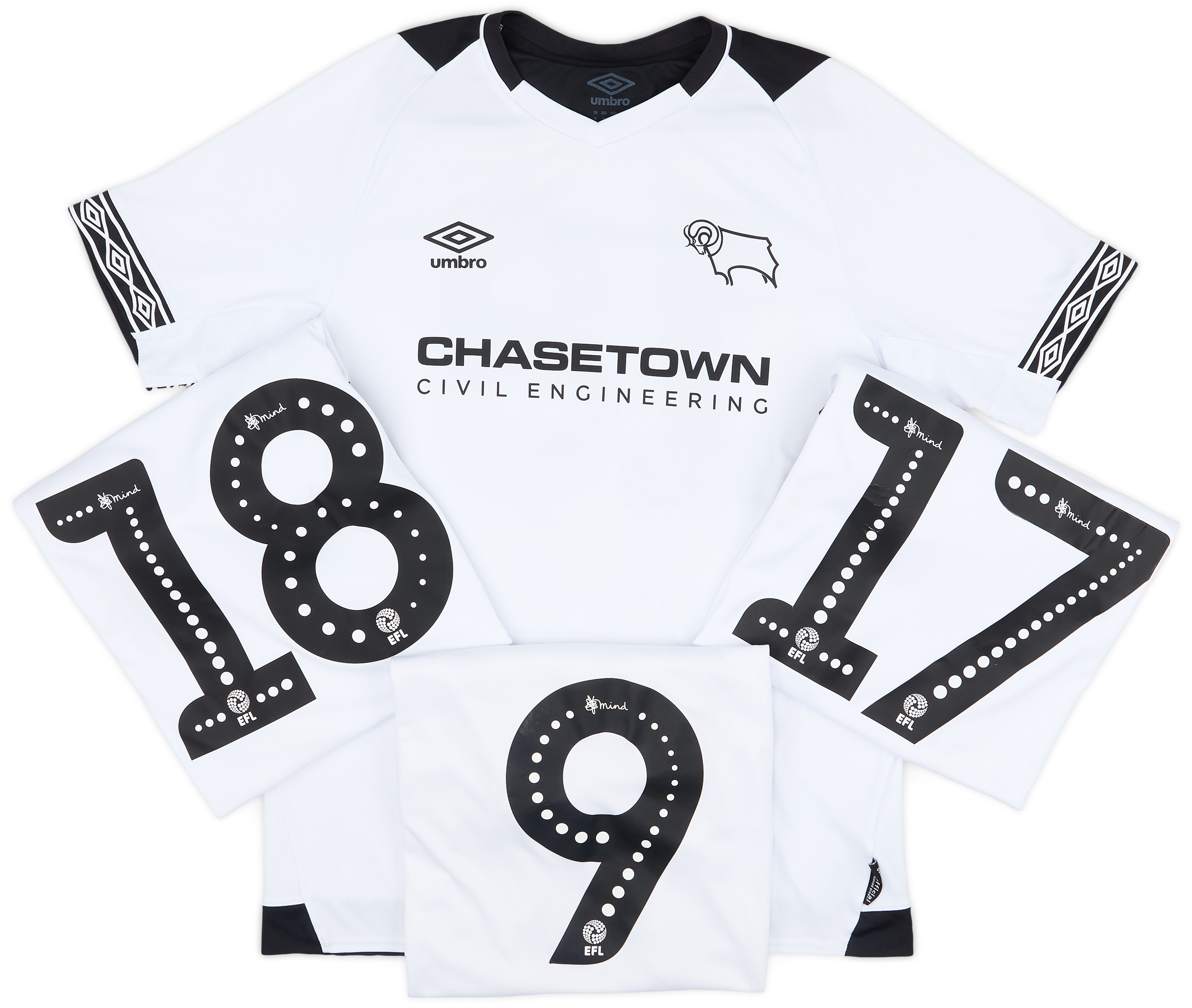 2018-19 Derby County Home Shirt # - 5/10