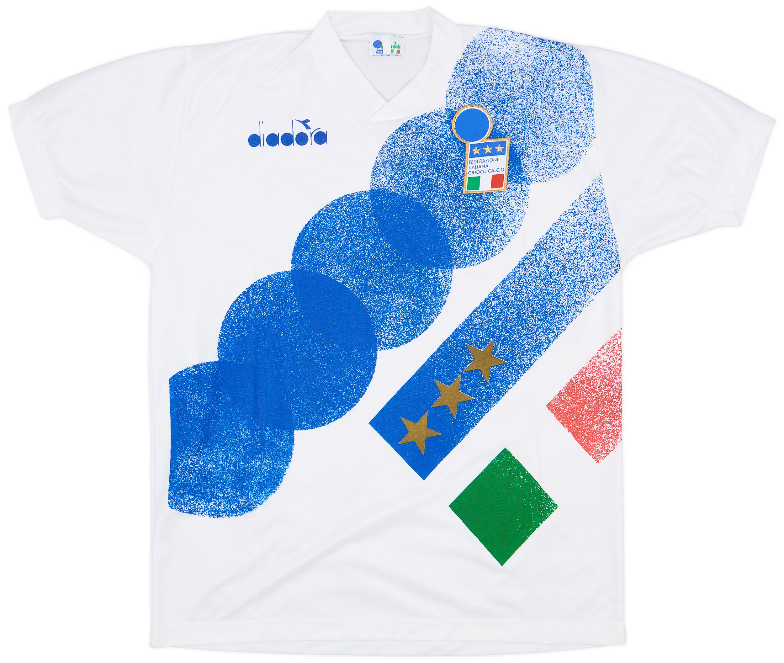 1992-94 Italy Diadora Training Shirt - 4/10 - (L)