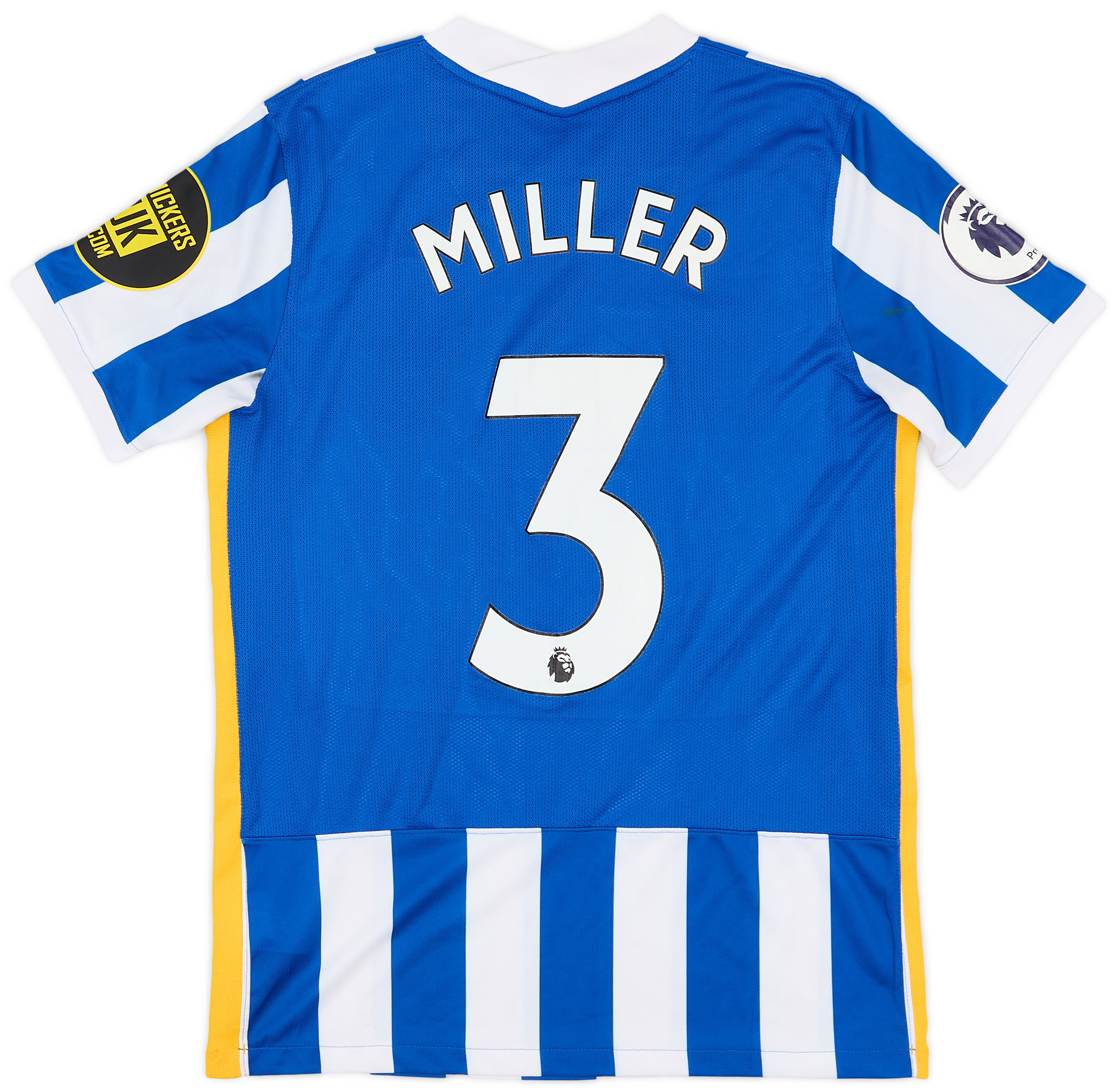 2021-22 Brighton Home Shirt Miller #3 - 7/10 - (M)