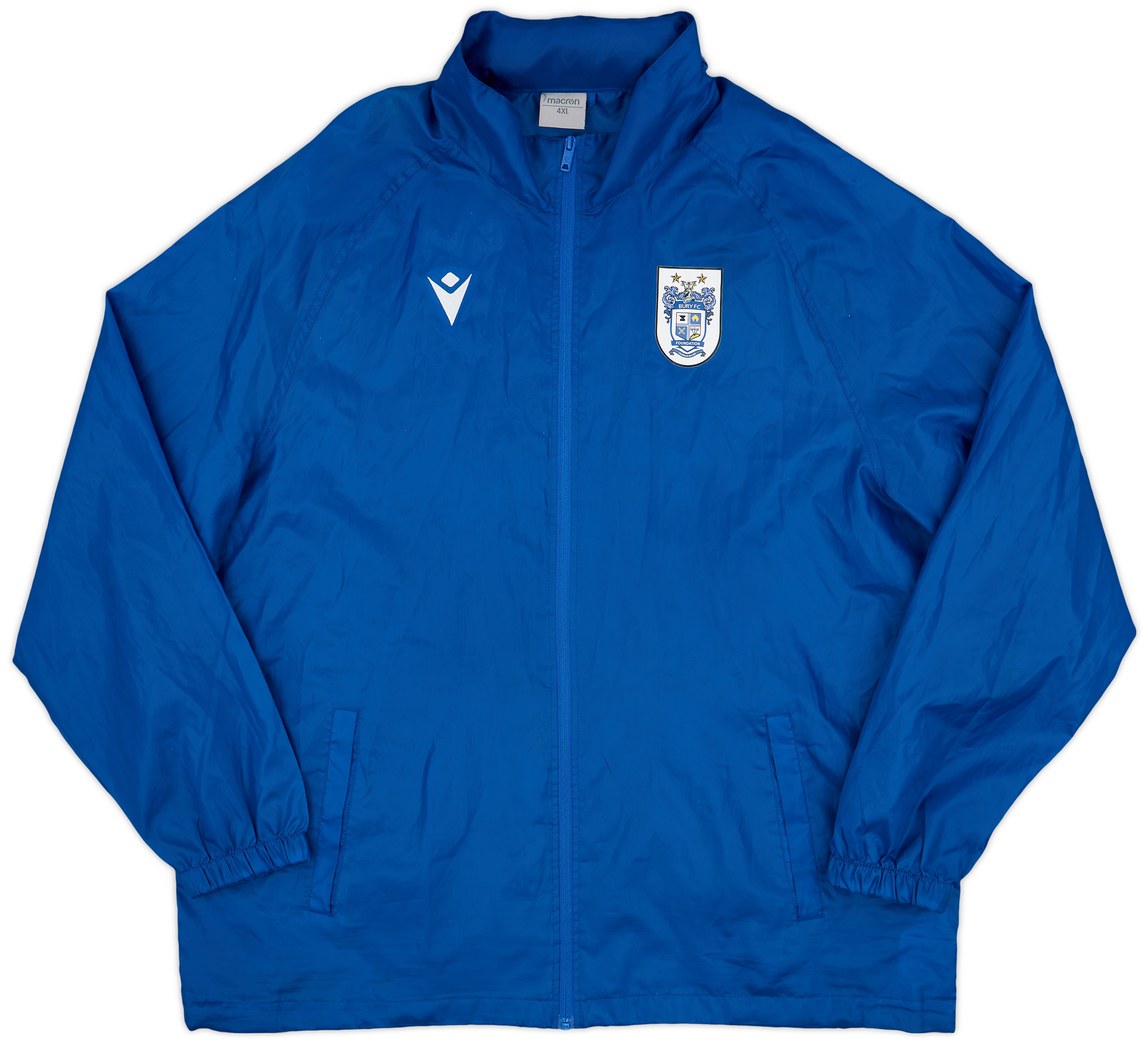 2010s Bury Macron Hooded Rain Jacket - 8/10 - (4XL)