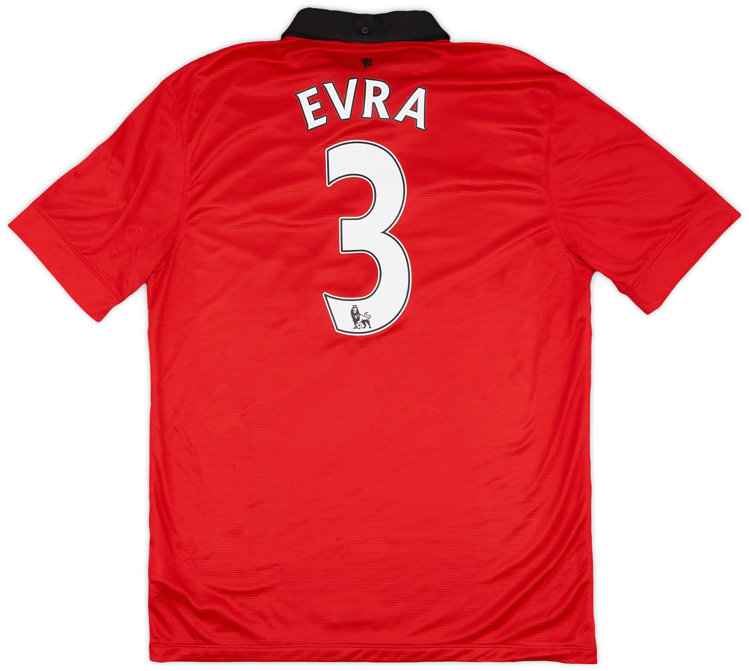 2013-14 Manchester United Home Shirt Evra #3 - 8/10 - (L)