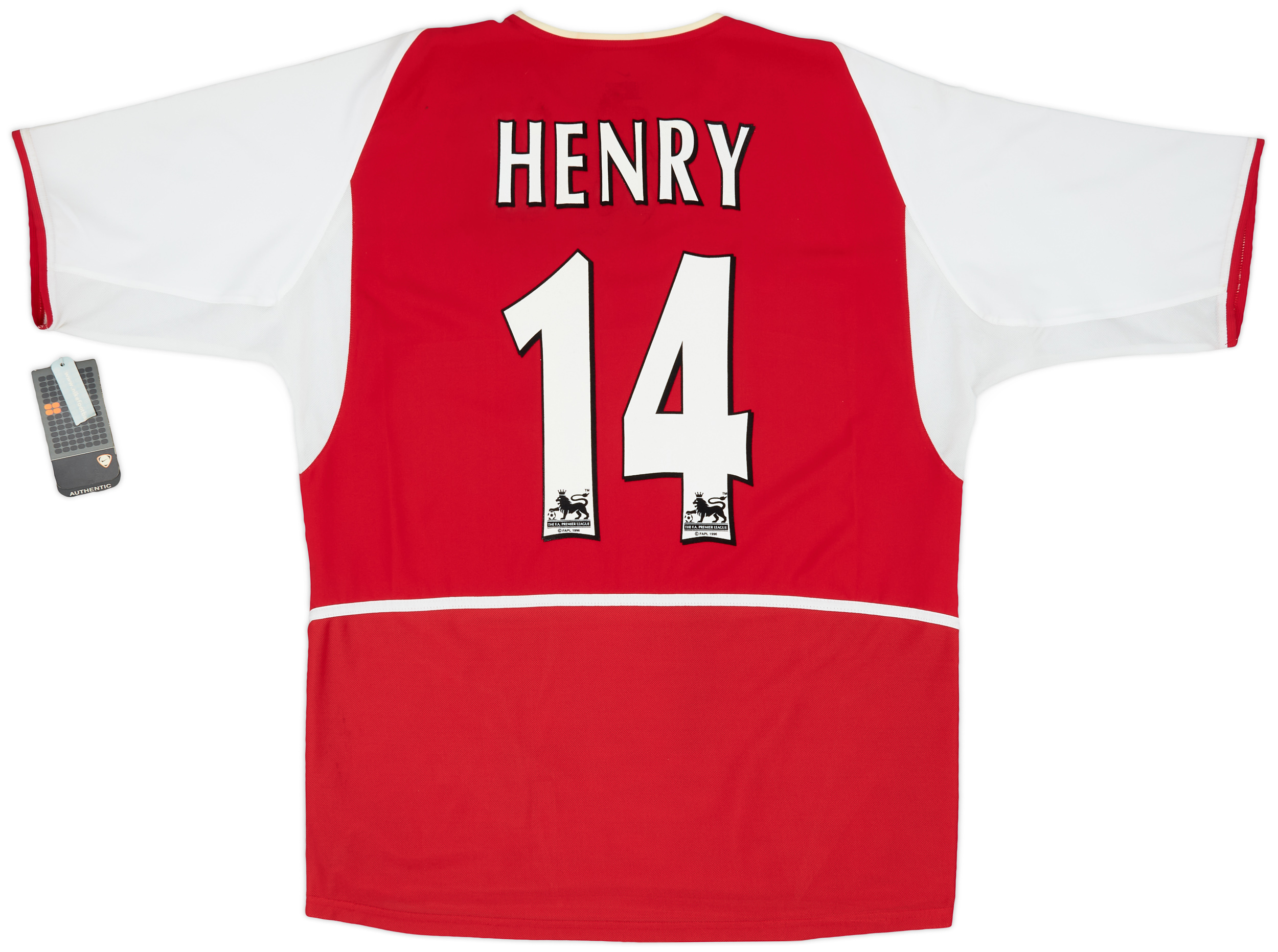 2002-04 Arsenal Home Shirt Henry #14 (L)