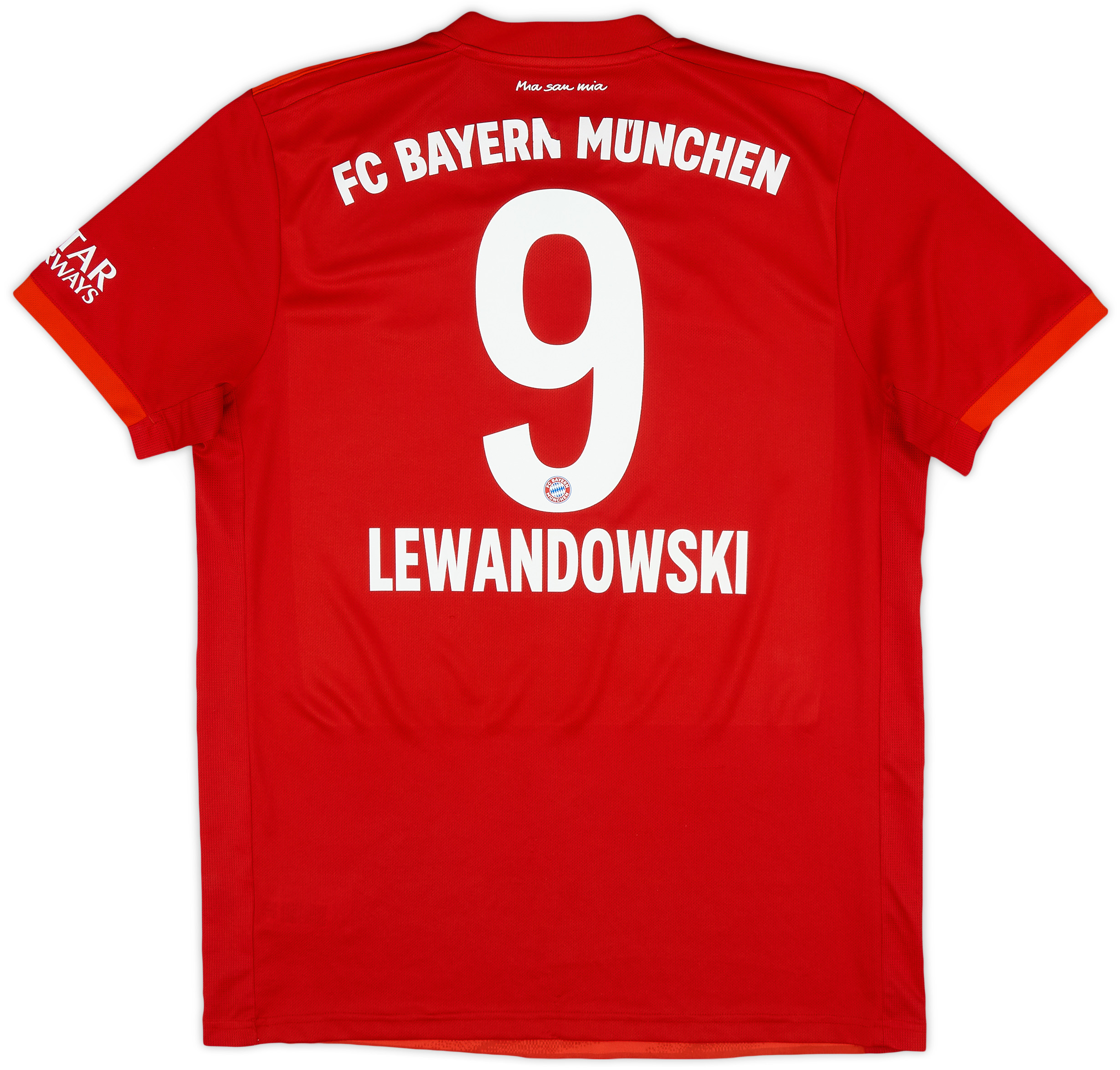 2019-20 Bayern Munich Home Shirt Lewandowski #9 - 7/10 - (L)