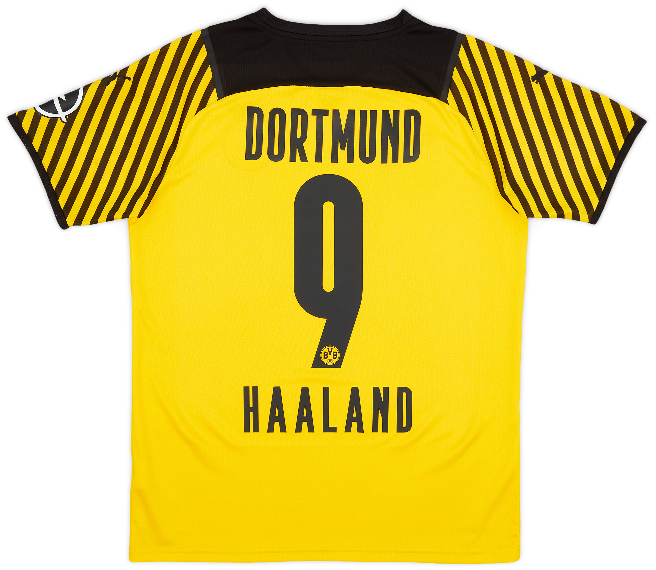 2021-22 Borussia Dortmund Home Shirt Haaland #9 - 9/10 - (M)