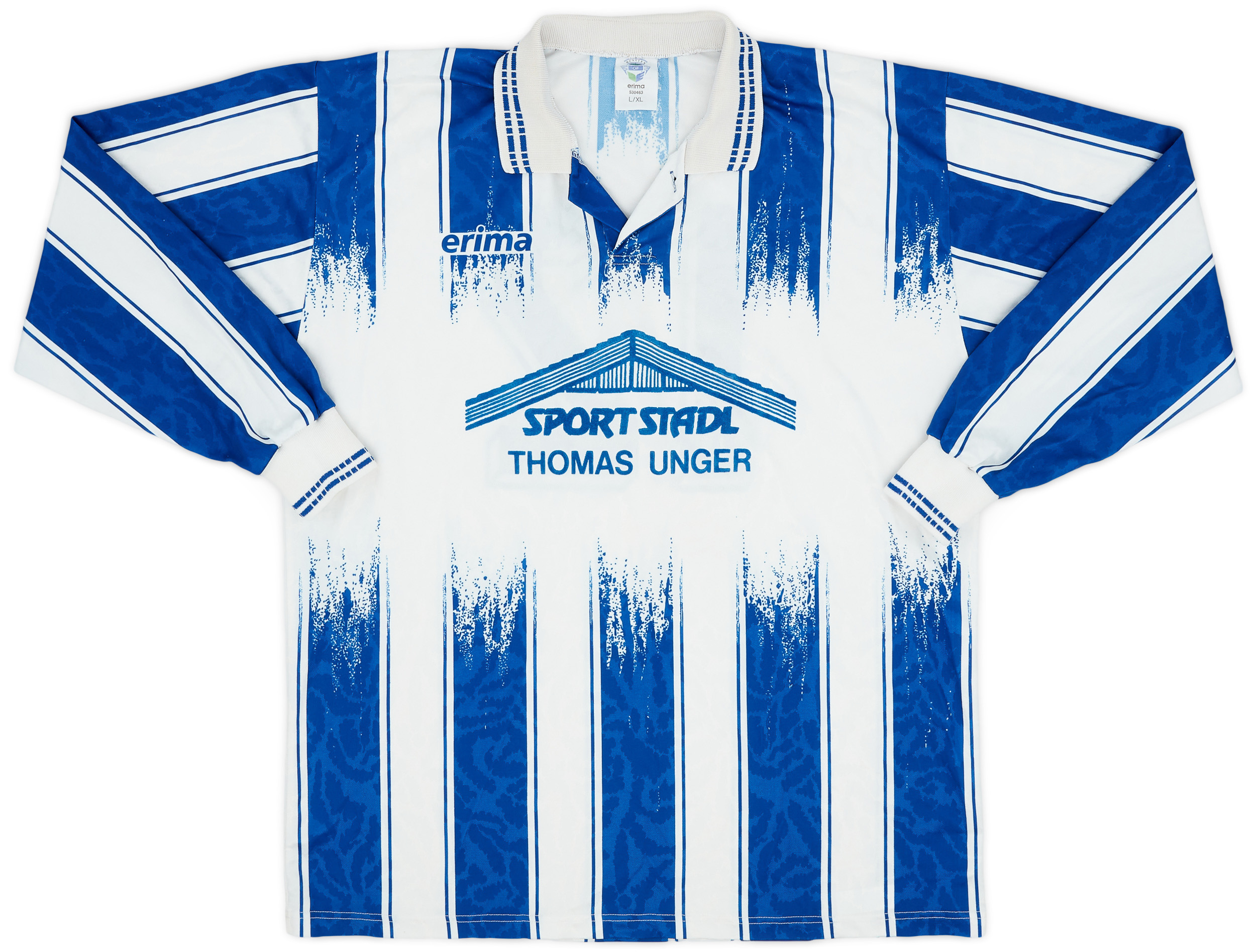 1990s Erima Template L/S Shirt #12 - 8/10 - (L/XL)