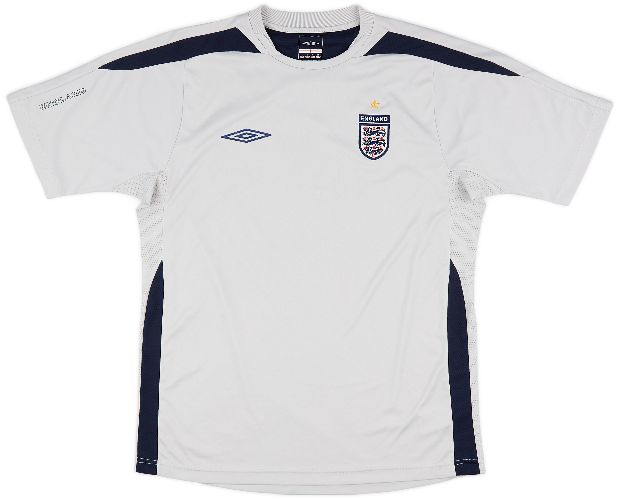 2007-08 England Umbro Training Shirt - 8/10 - (L)
