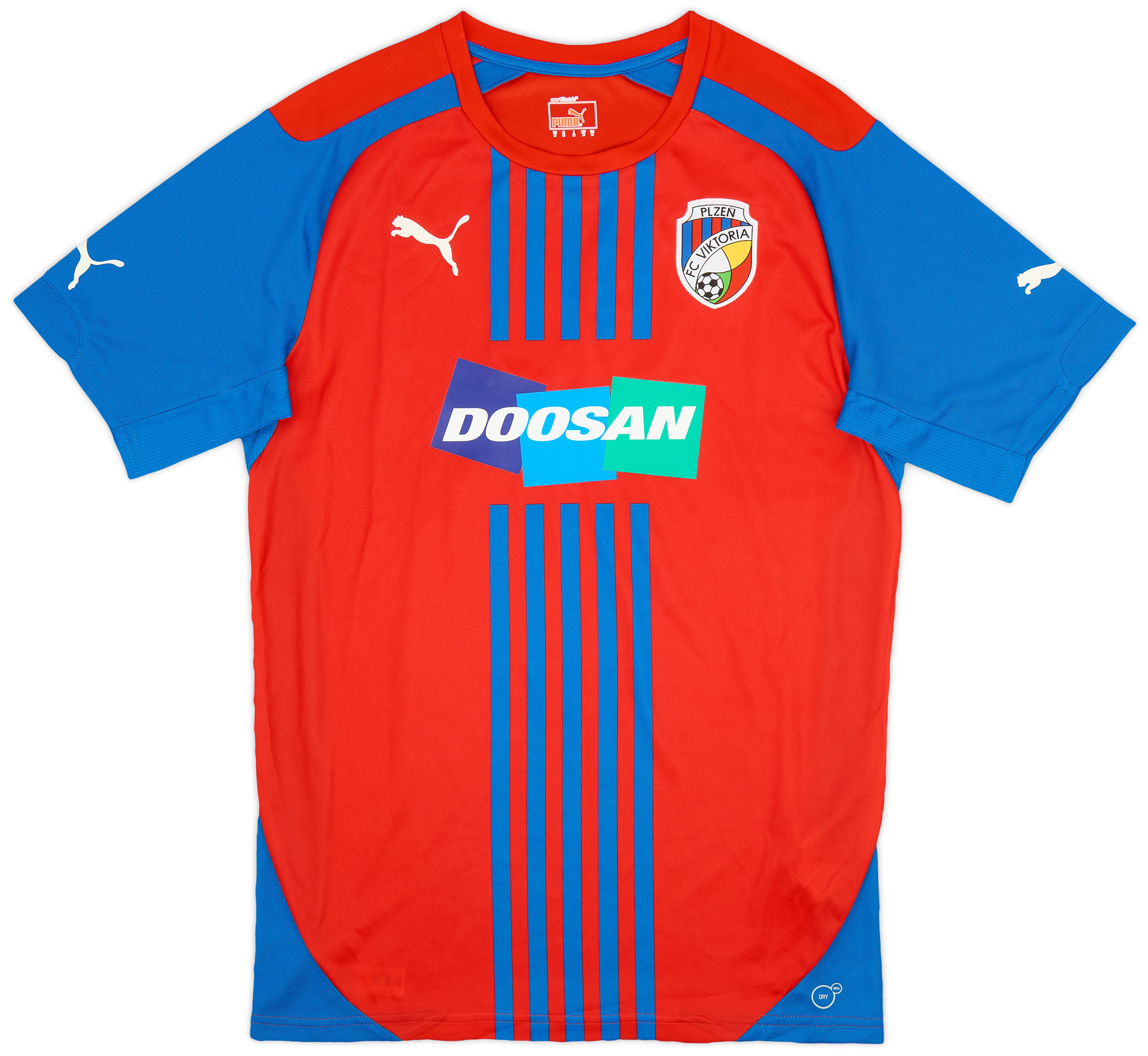 2014-15 Viktoria Plzen Home Shirt - 9/10 - (M)