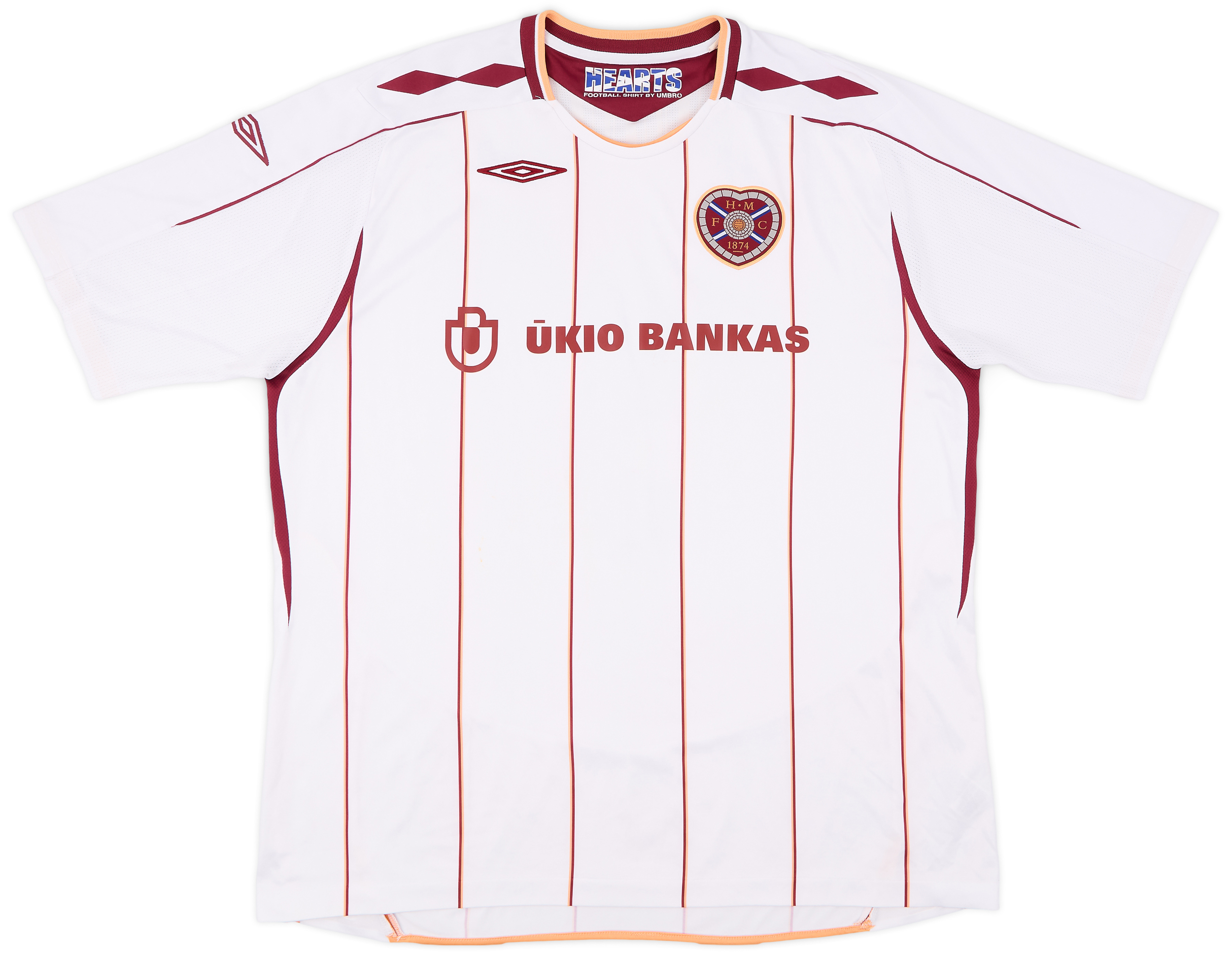 2007-08 Hearts Away Shirt #5 - 7/10 - (XXL)