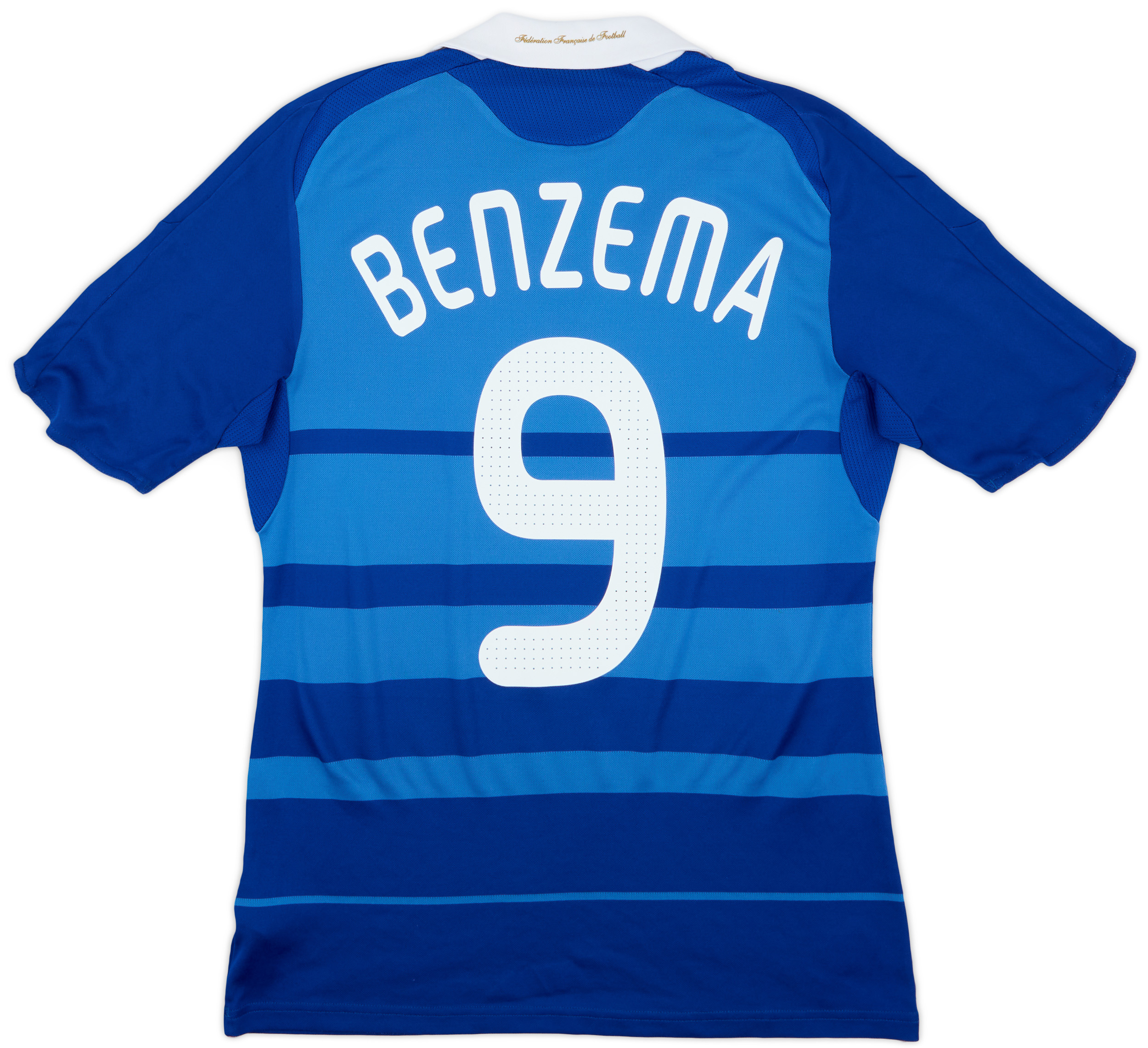 2008-09 France Home Shirt Benzema #9 - 7/10 - (S)