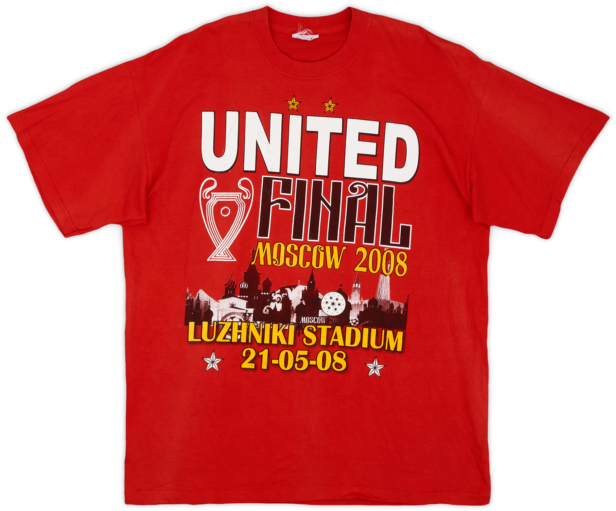 2008 Manchester United 'Champions League Final 2008' Graphic Tee - 7/10 ...