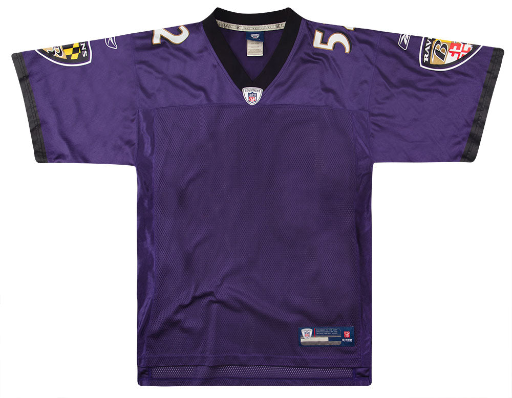 2008-11 Baltimore Ravens Lewis #52 Reebok On Field Jersey (Home) M