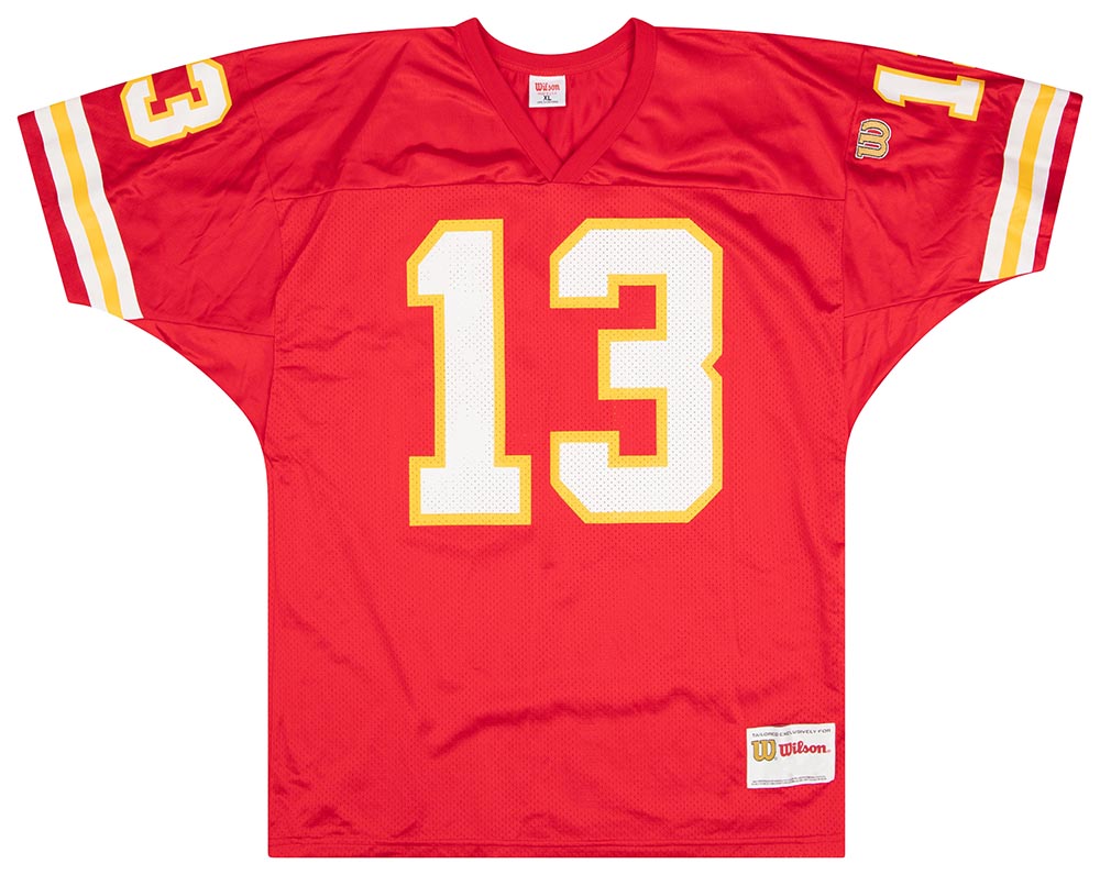 1996 Kansas City Chiefs Bono #13 Wilson Jersey (Home) XL