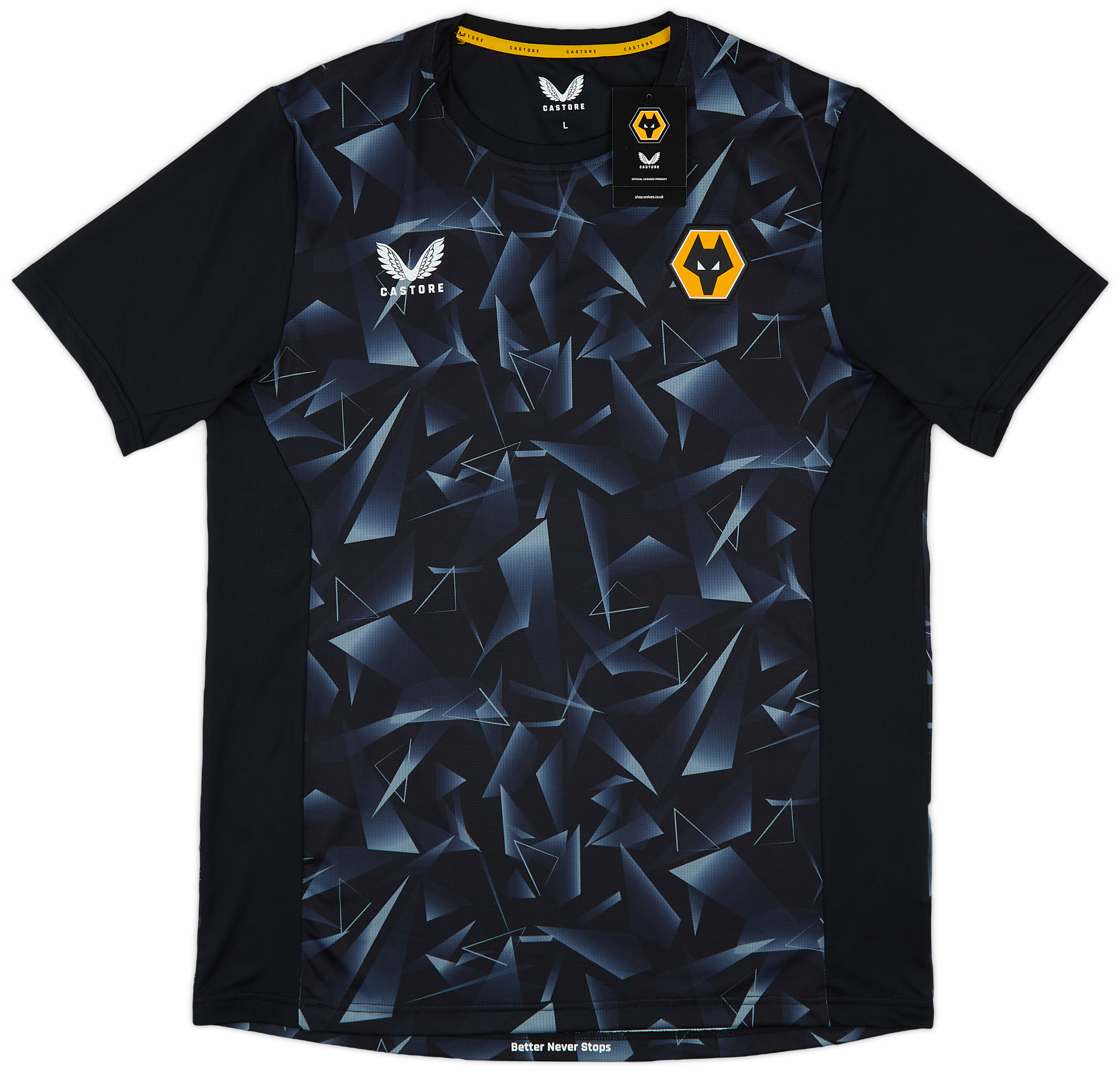 2022-23 Wolves Castore Pre-Match Shirt