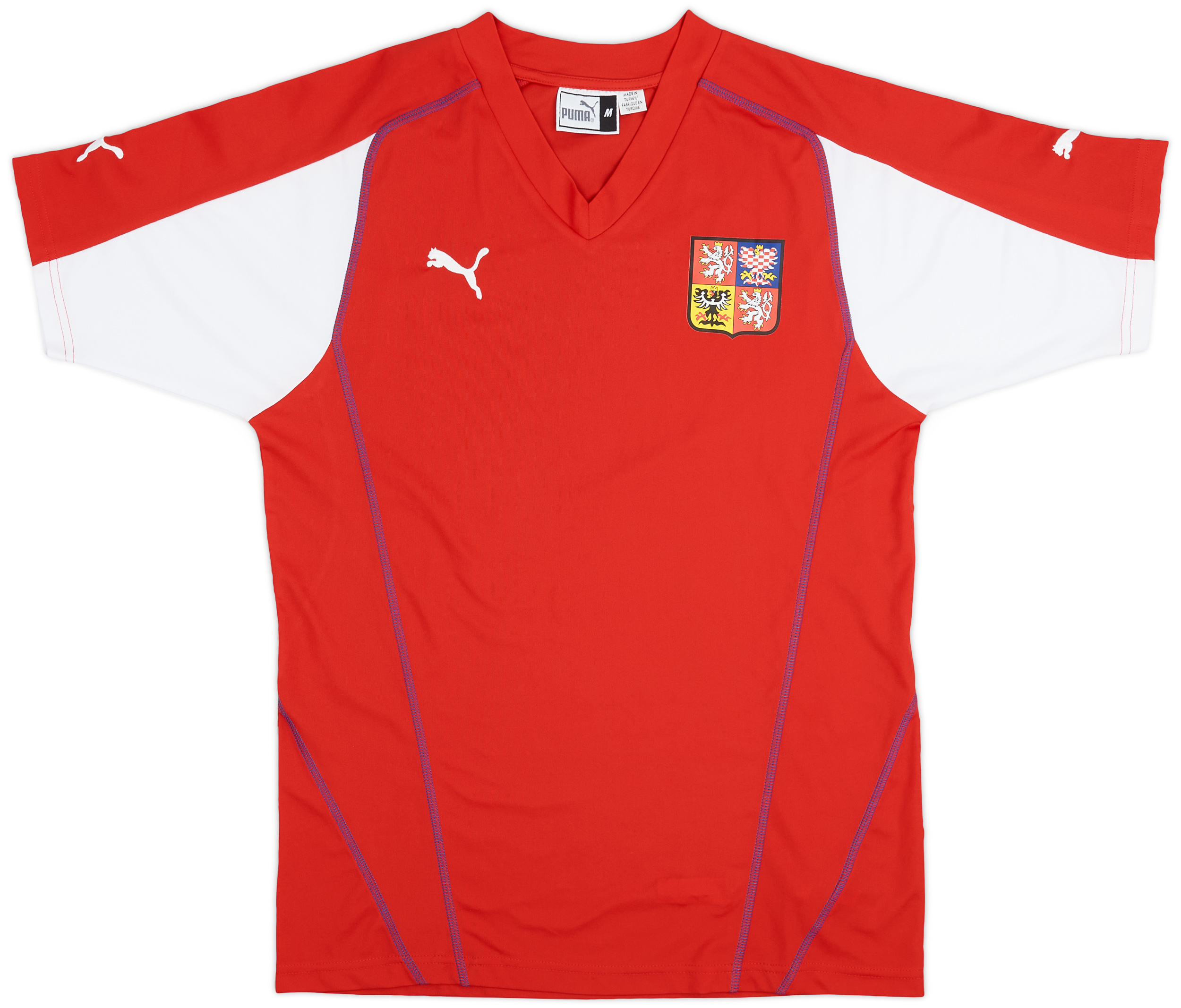 2004-05 Czech Republic Basic Home Shirt - 9/10 - (M)