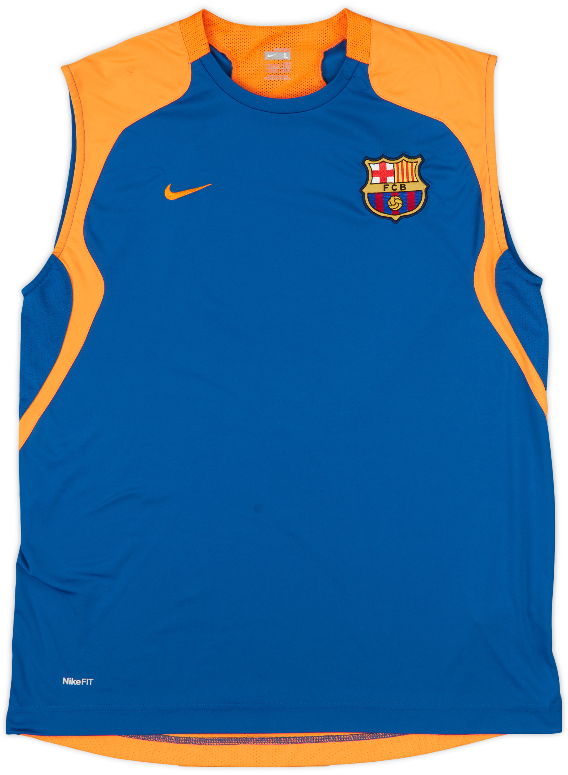 2007-08 Barcelona Nike Training Vest - 7/10 - (L)
